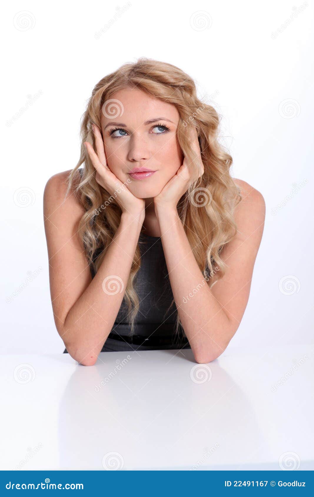 Dreaming Woman Stock Image Image Of Expression Dreams 22491167