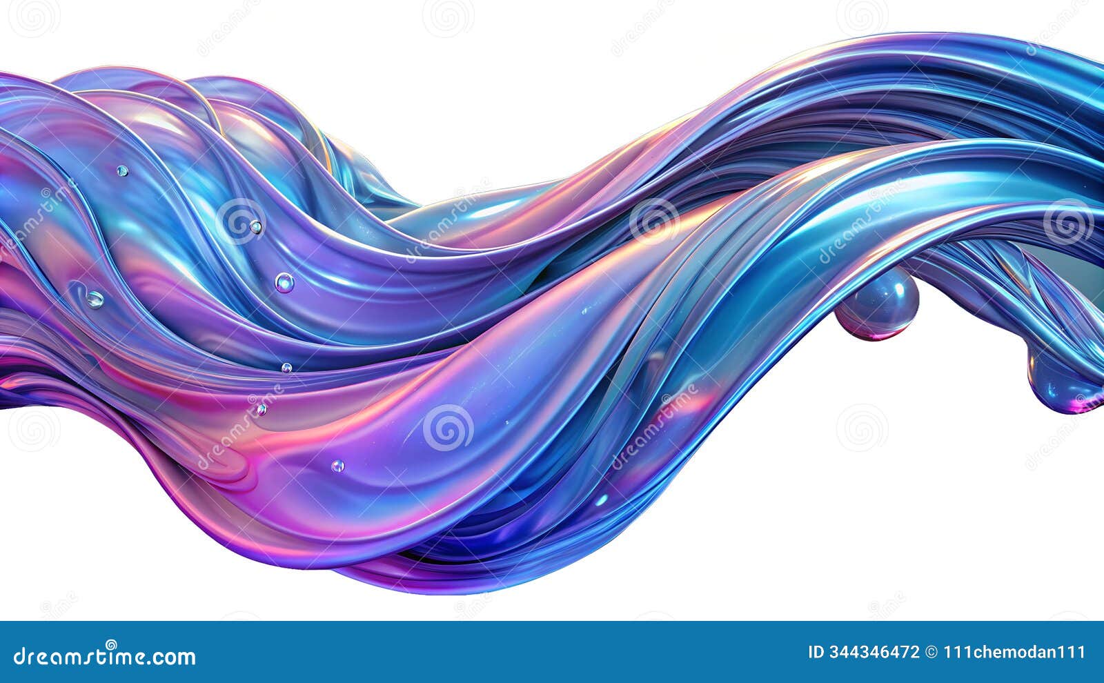 Pink Liquid Wave Abstract Background. Abstract Pink Wave Lines On White ...