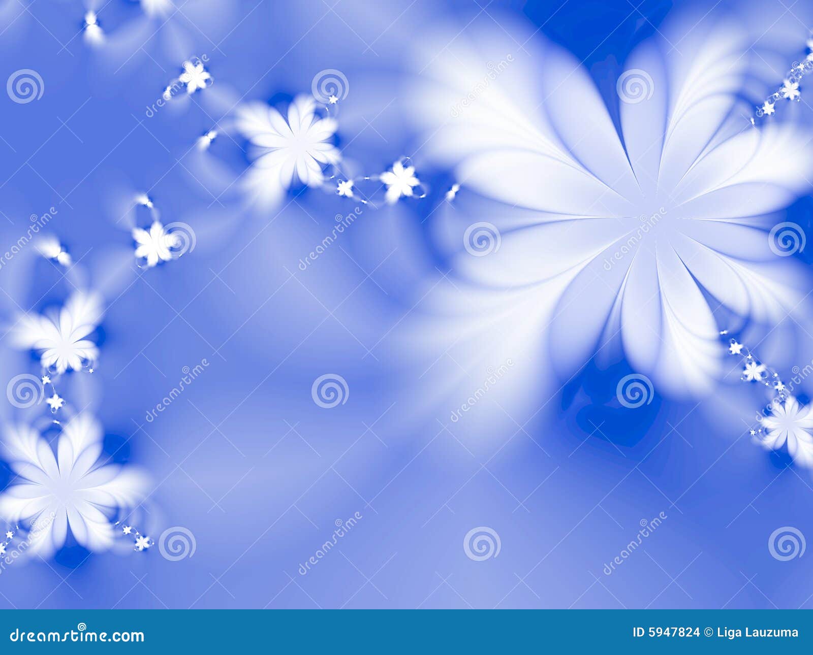 Dreamlike flowers stock illustration. Illustration of fantasy - 5947824