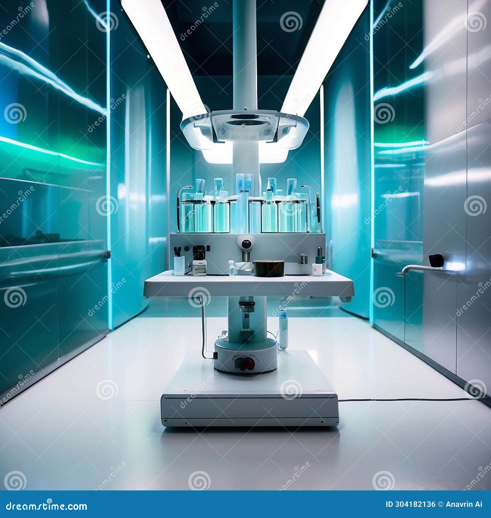 An Ultra-modern Genetic Modification Lab. AI Generated Stock ...