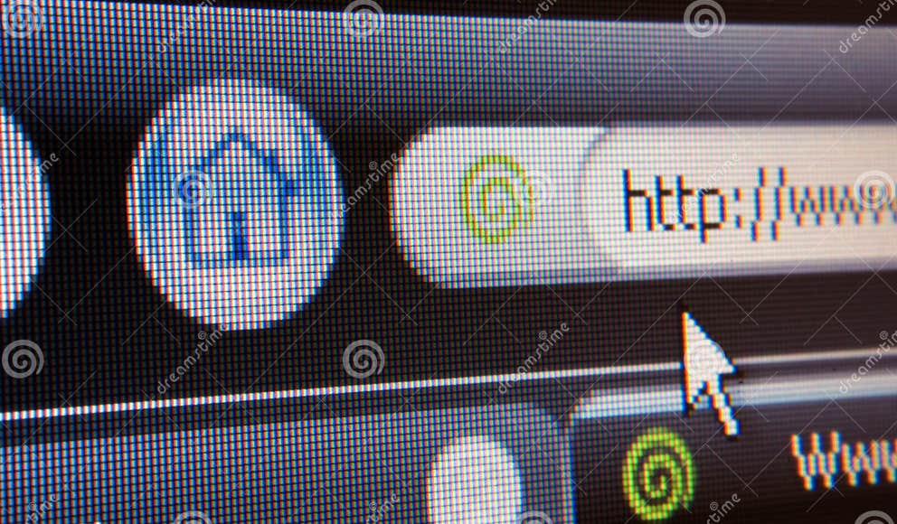 Dreams browser stock image. Image of mouse, address, domain - 8211161