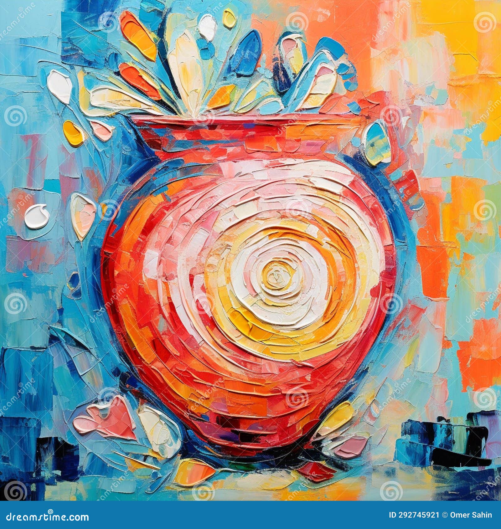 Dreams in Clay: Abstract Form Taking Shape Stock Illustration ...