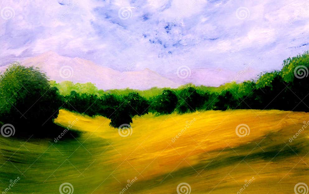 Dreamscape stock illustration. Illustration of gold, decorative - 20913162