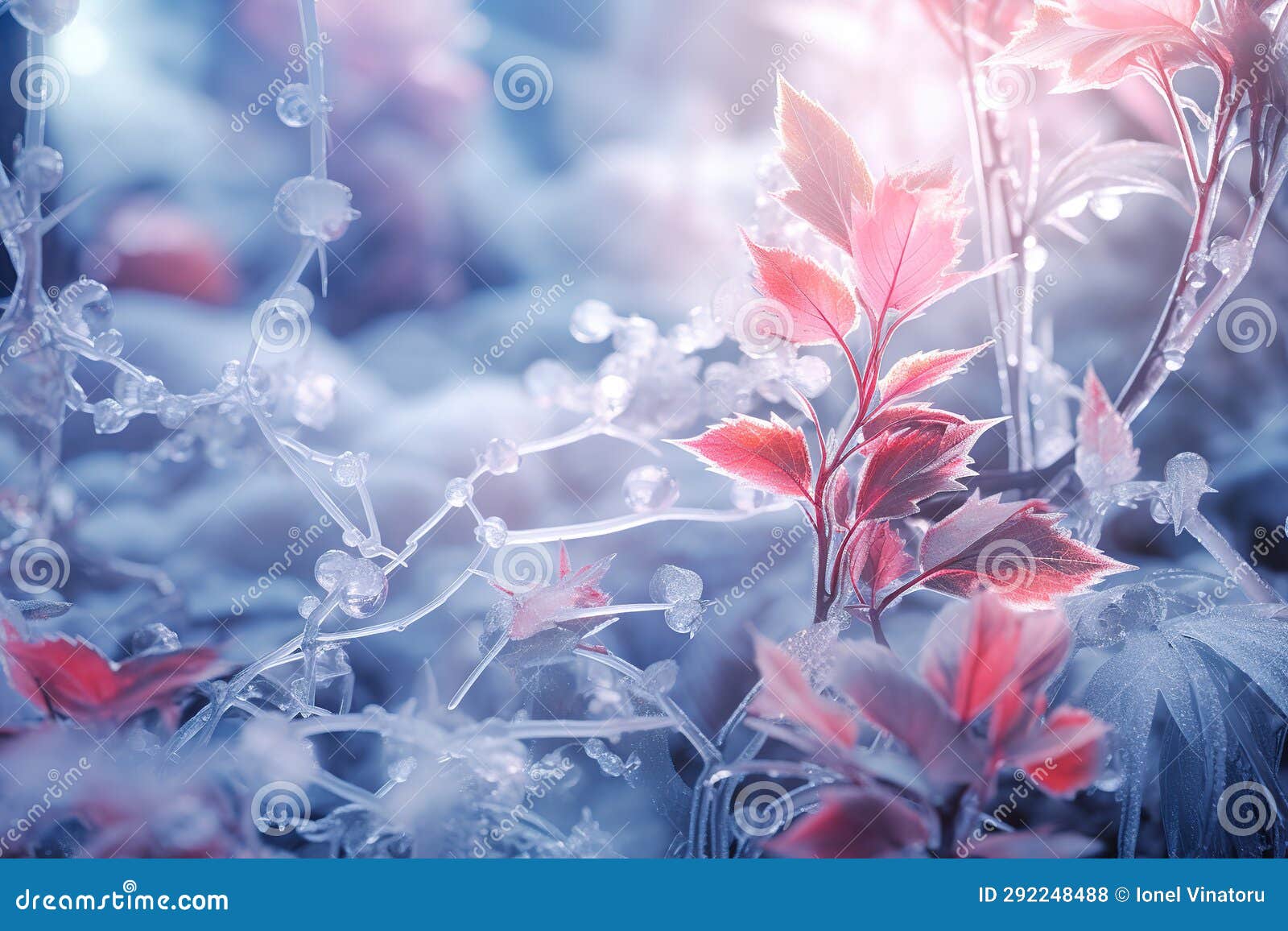 Dreamscape of a Frozen Forest that Combines the Surreal and the Natural ...