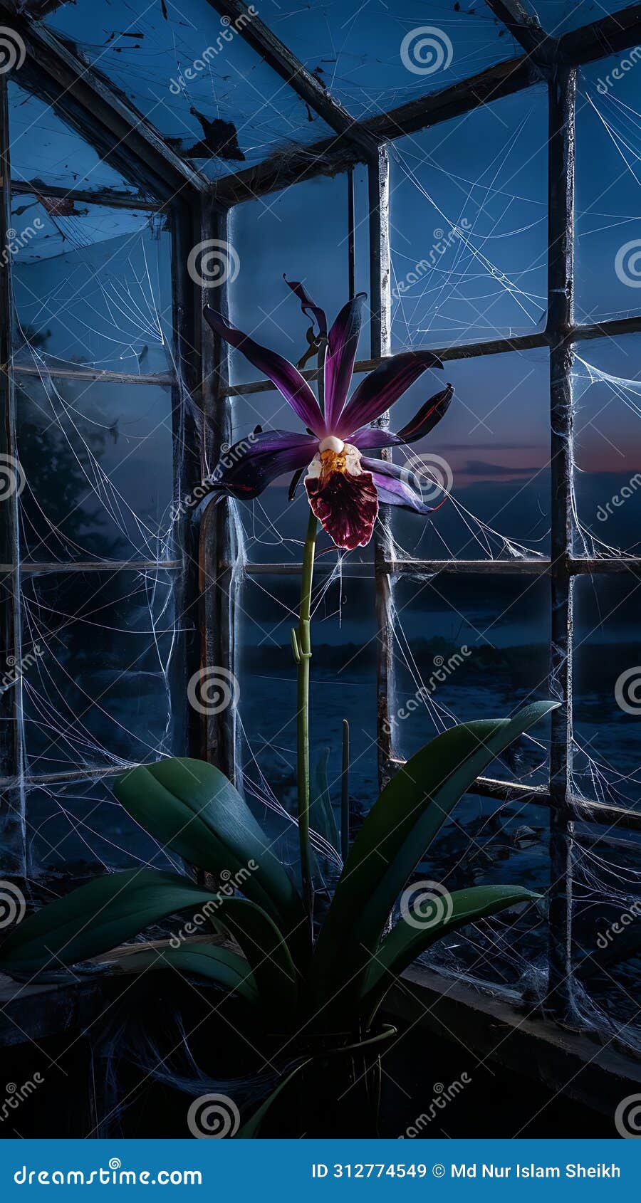 An Evocative Photo of a Forgotten Orchid in an Abandoned Greenhouse ...