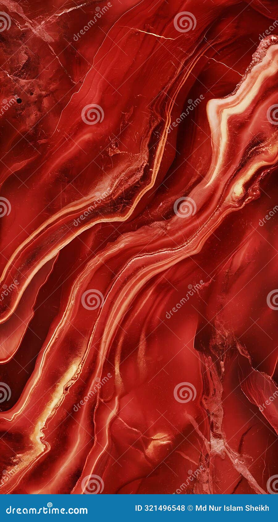 Smooth Fire Red Marbled Surface Background Stock Illustration ...