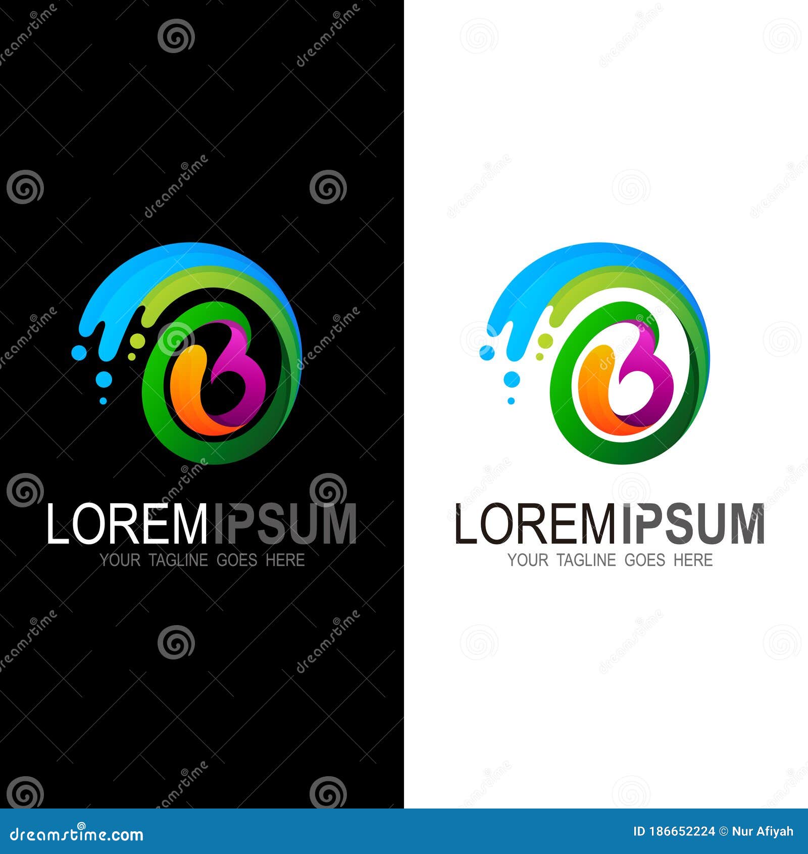 Letter B and Delivery Express Icon, Swoosh Logo Stock Vector ...