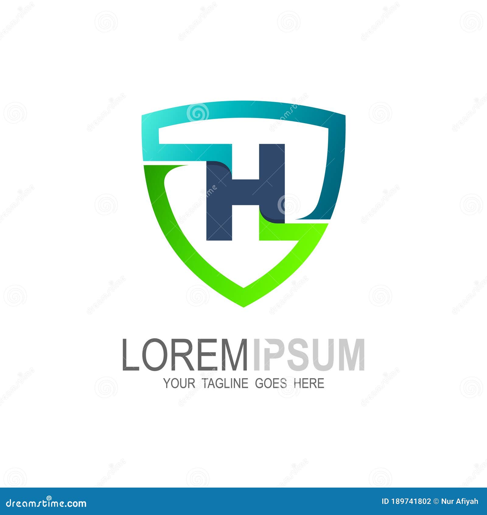 H and Shield Logo, Letter H Logo with Shield Design Vector, SH Icons ...