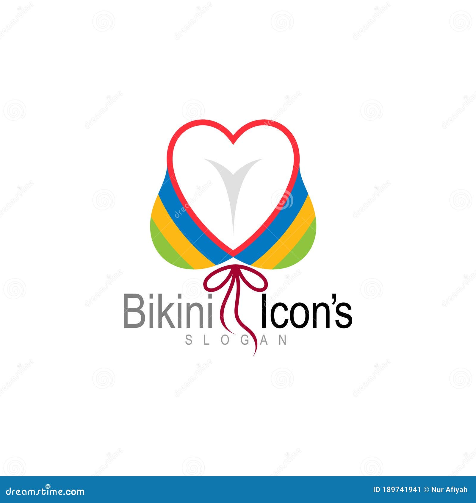 Bikini Wear Logo Design, Bra Icon Logo Stock Vector - Illustration of ...
