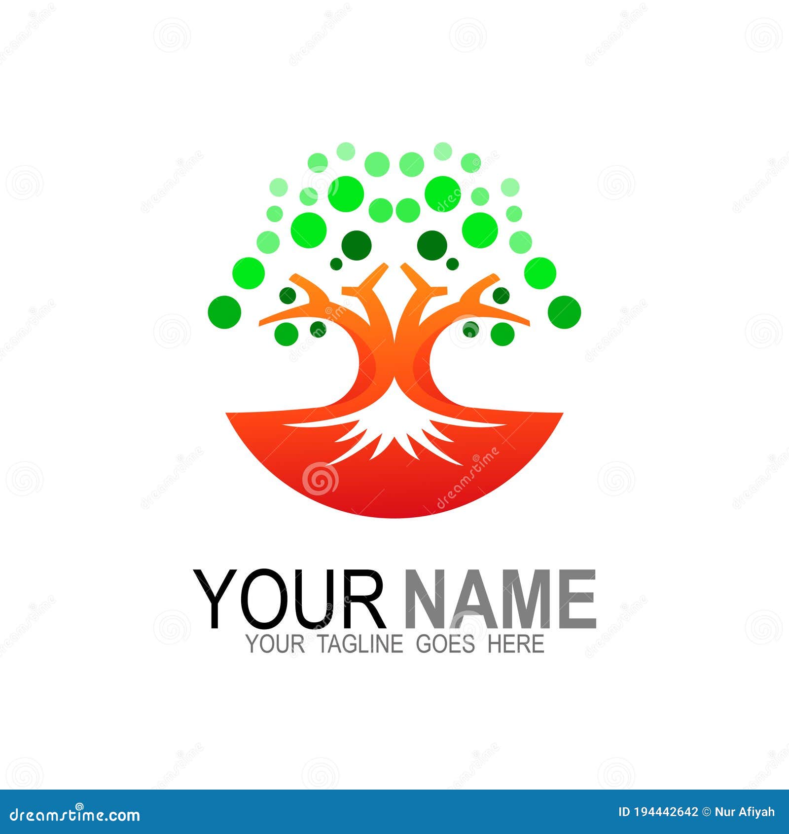 Tree Logo that Symbolizes Social Associations Stock Vector ...