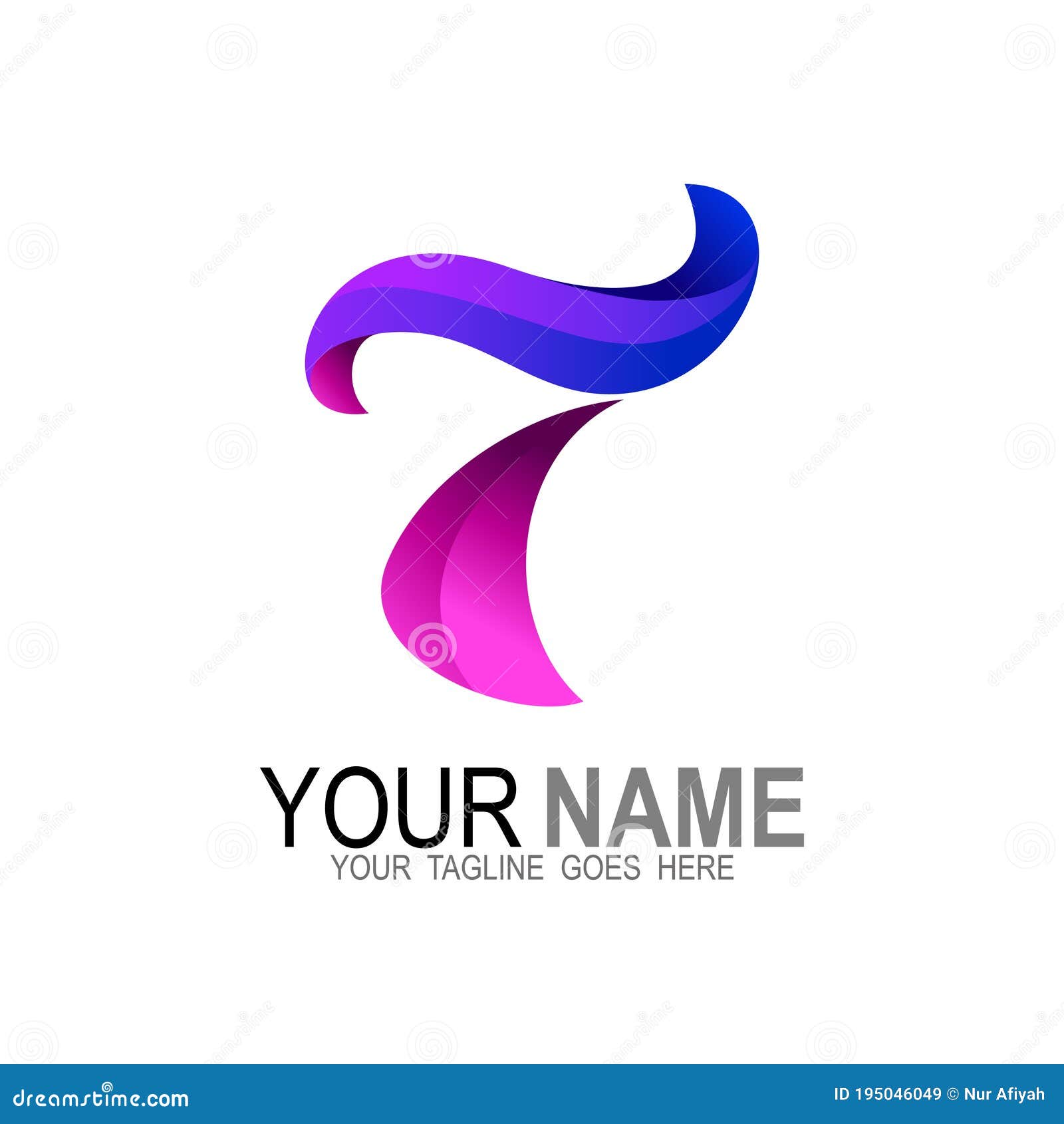 Number Seven, T Icon and Simple Display Stock Vector - Illustration of ...