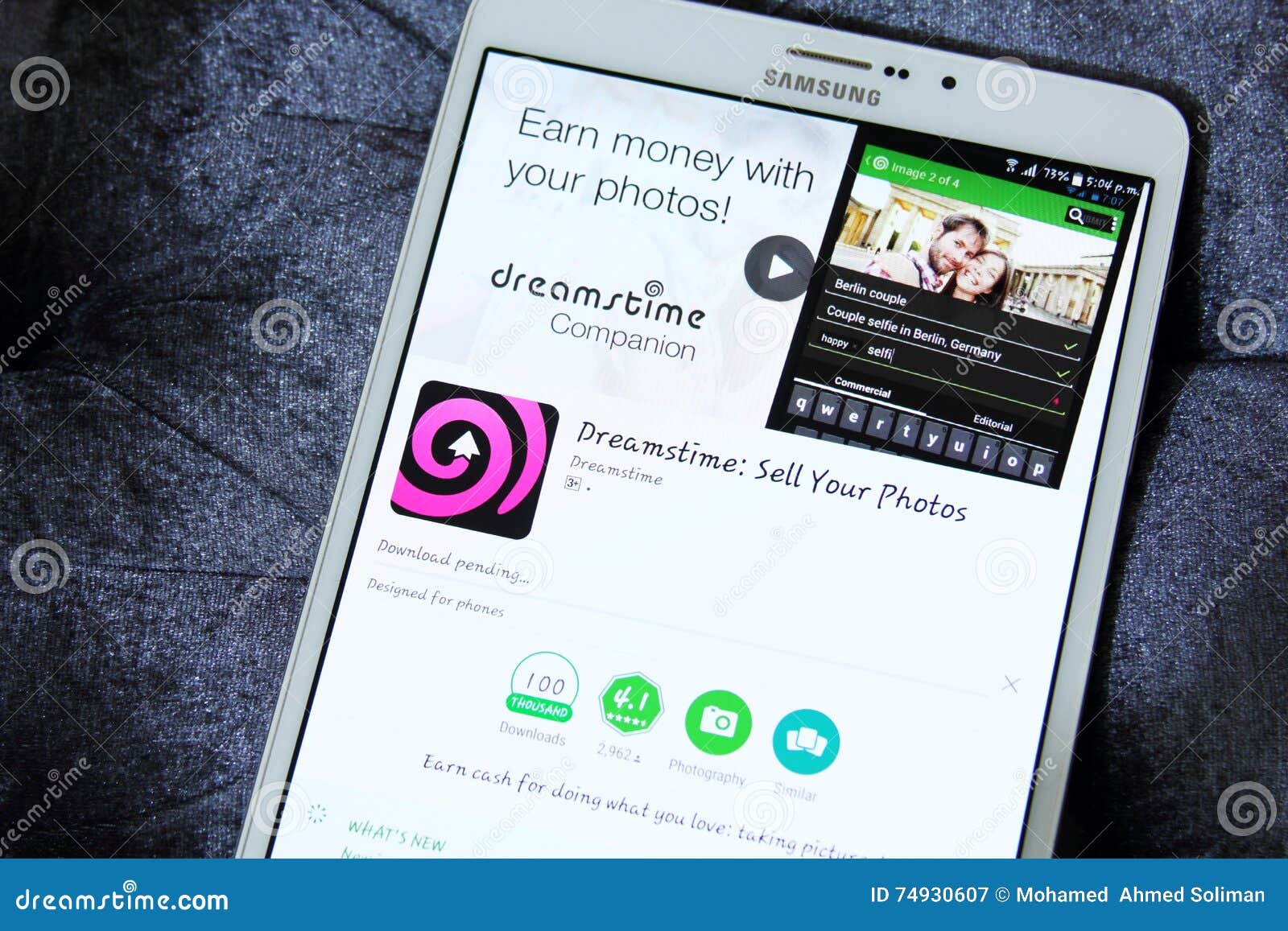 Dreamstime app editorial photography. Image of offers - 74930607