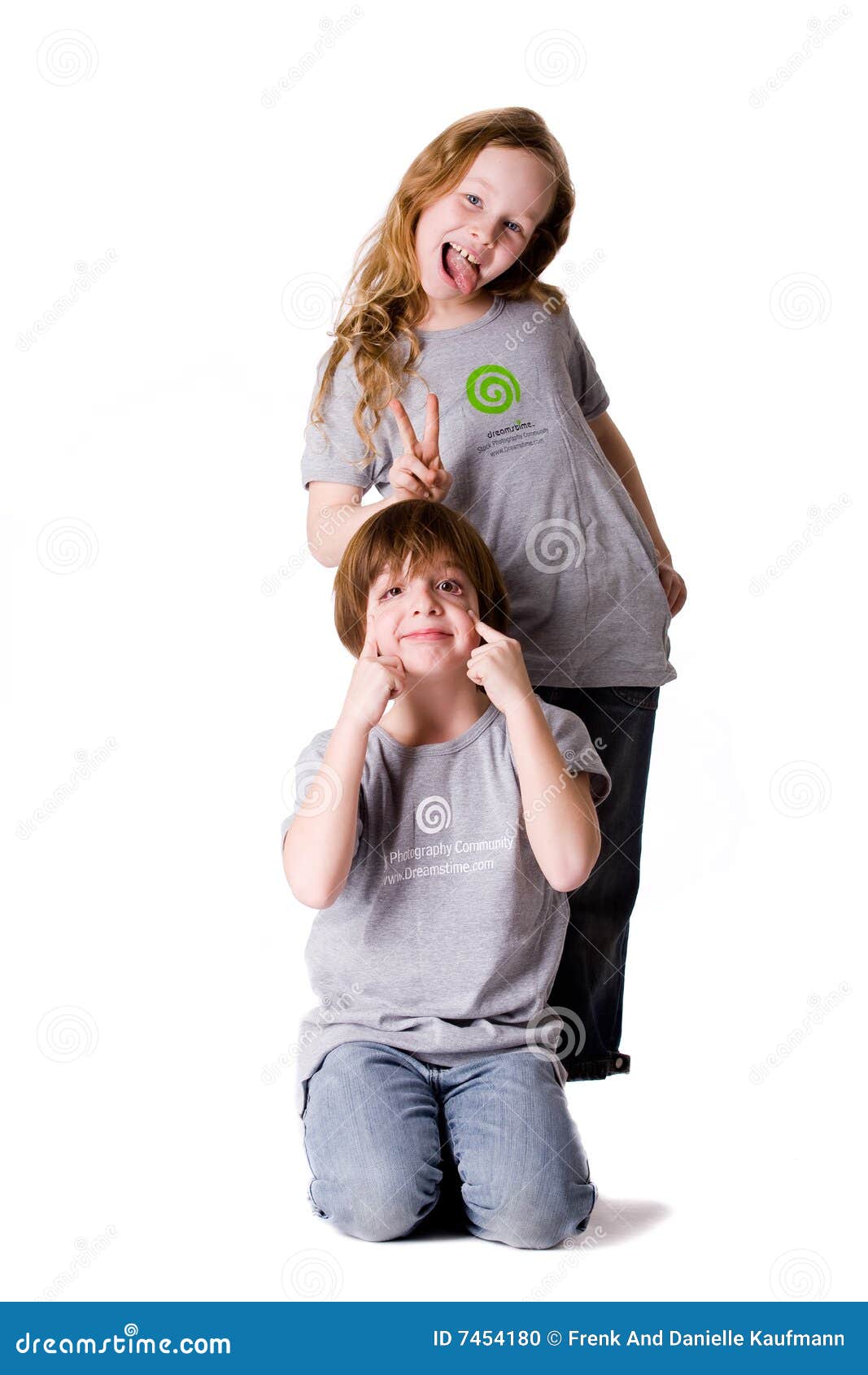 Girl In Dreamstime Shirt Royalty-Free Stock Photo | CartoonDealer.com ...