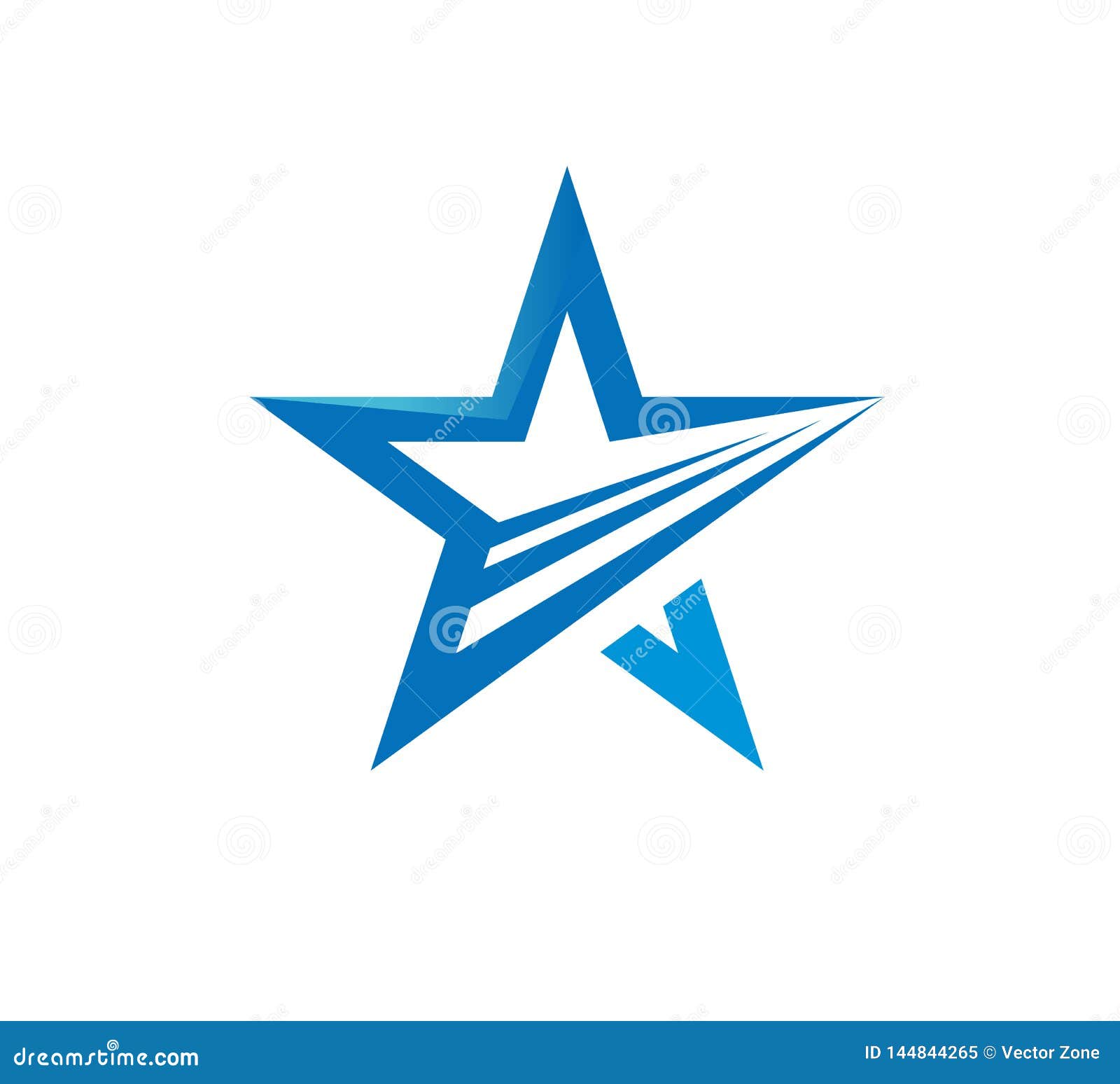 Star Loop Abstract New Modern Logo Vector Stock Vector - Illustration ...