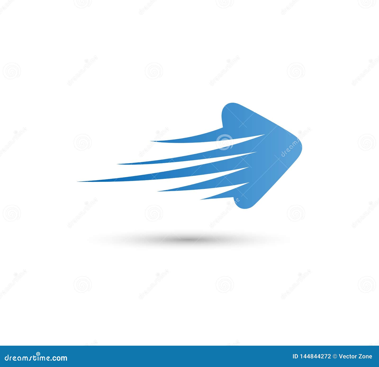 Arrow Abstract Speed Logo Vector Stock Vector - Illustration of logo ...