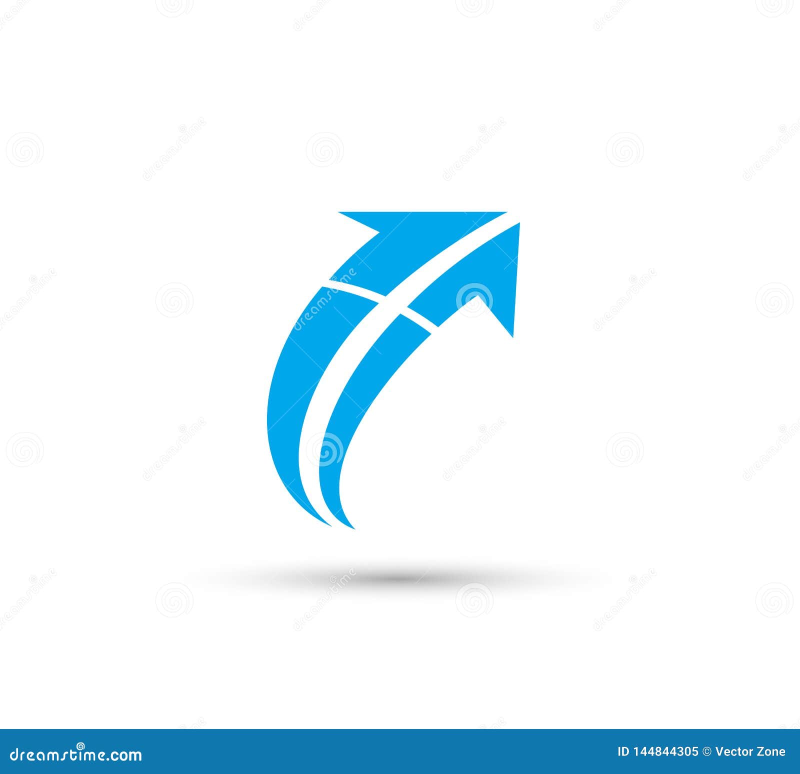 Arrow Abstract Speed Logo Vector Stock Vector - Illustration of ...
