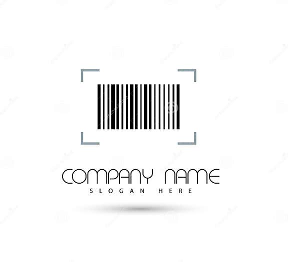 Barcode Icon Logo Design Element. Stock Vector - Illustration of ...