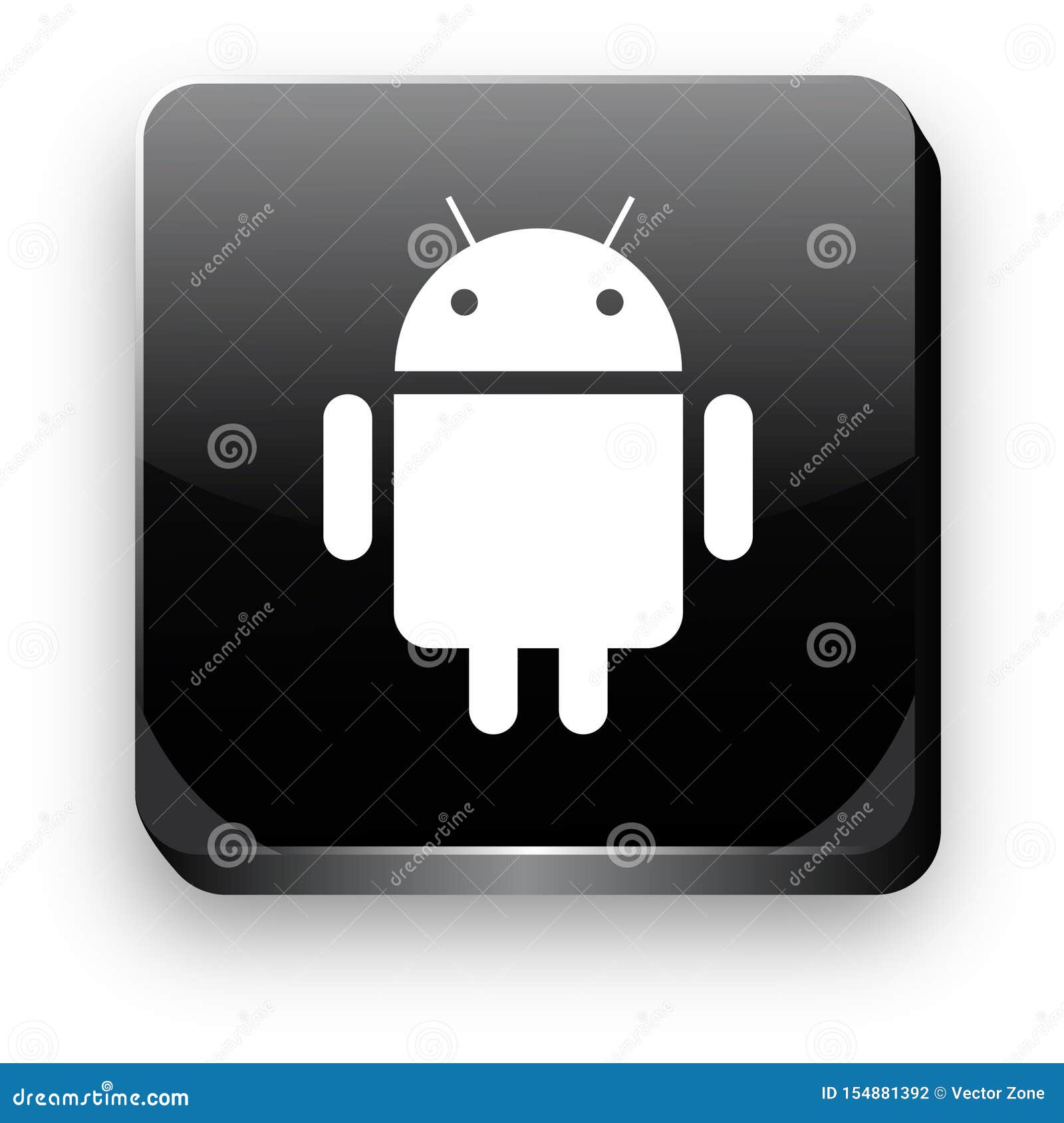 Android Logo Vector 3d