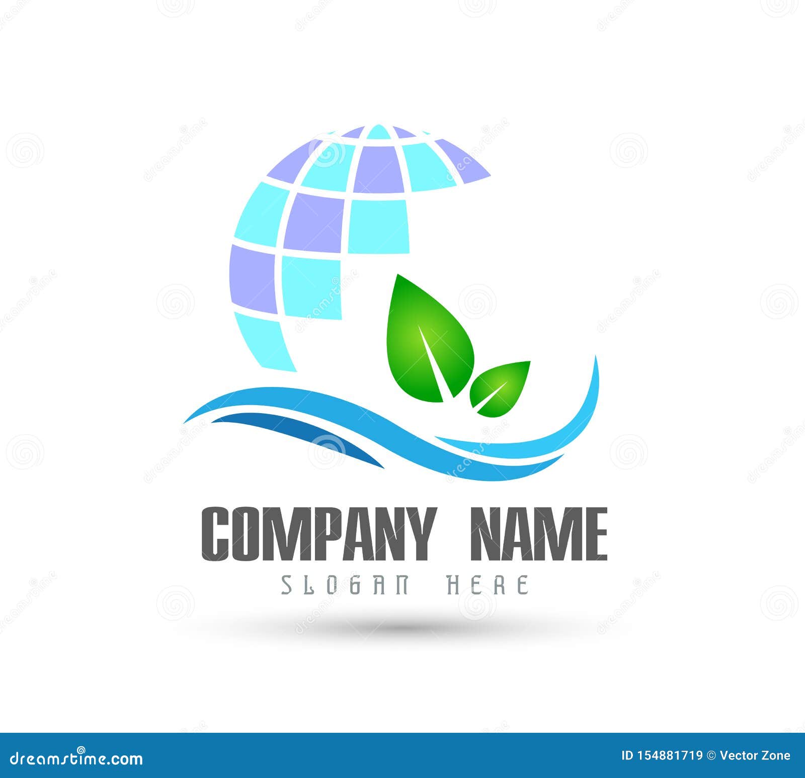 Earth Company Logo Vector Illustration | CartoonDealer.com #18266542