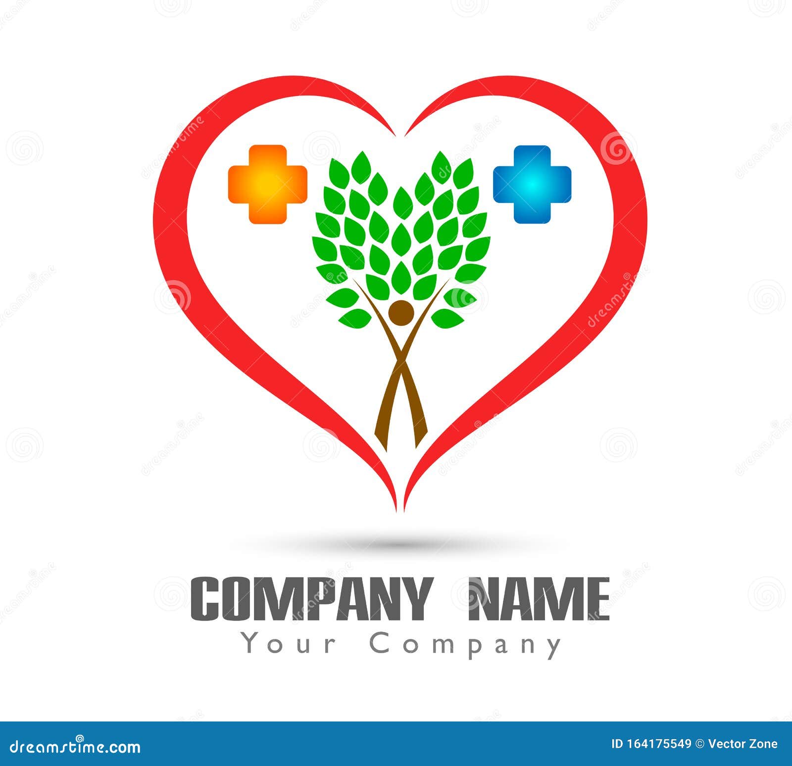 People Care Green Leaf Healthcare Logo Icon Winning Happiness Health ...