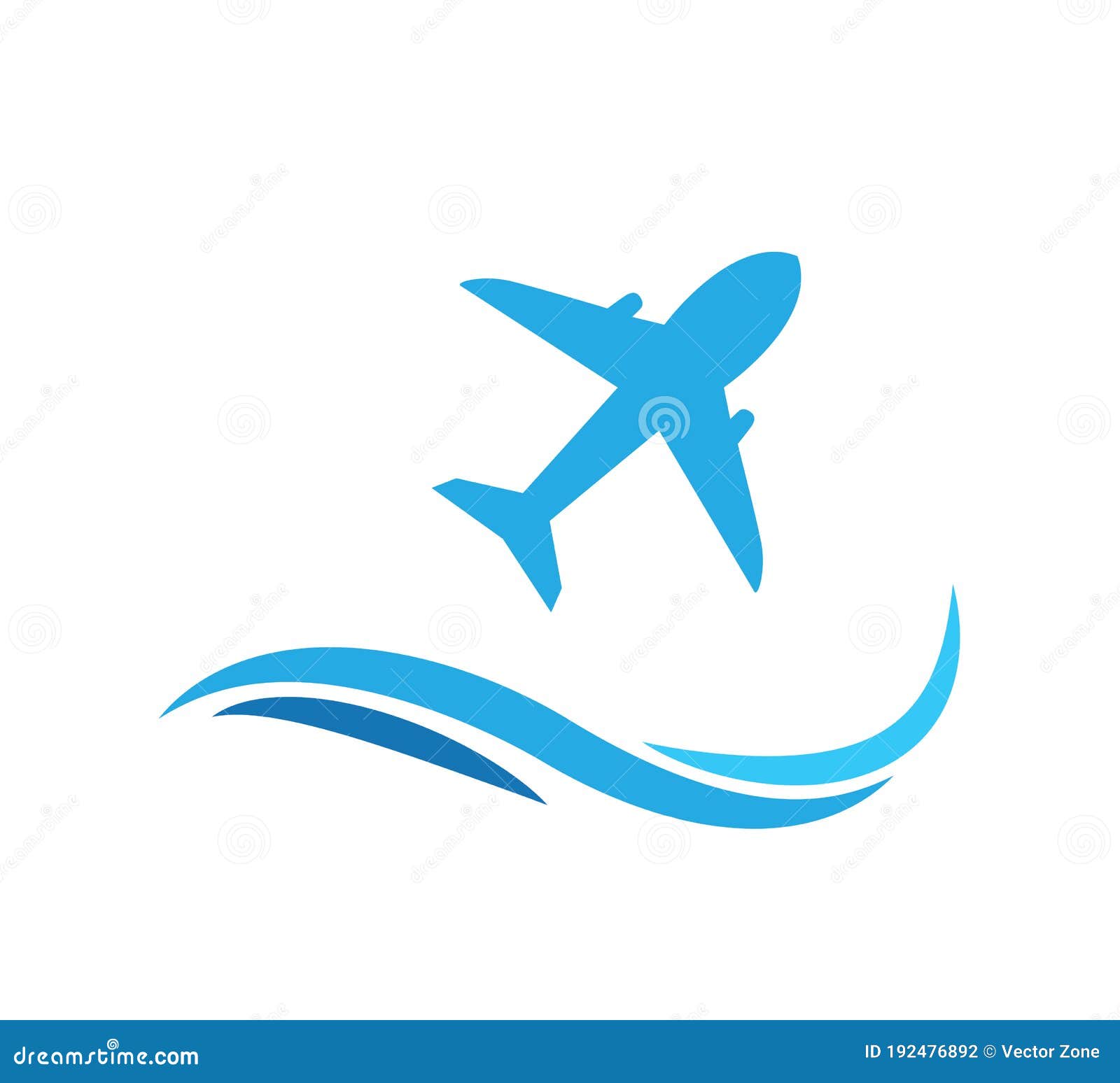 Plane Leaving from People Logo Design. Creative Vector Icon with Plane ...