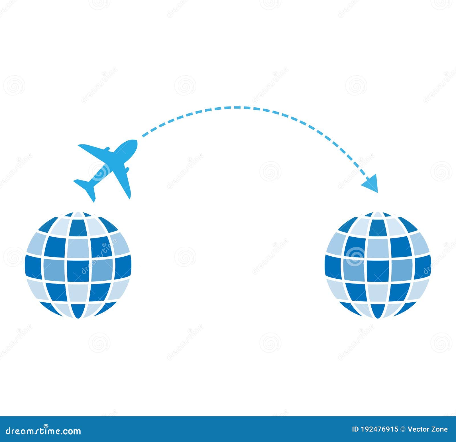 Plane Leaving From People Logo Design. Creative Vector Icon With Plane ...