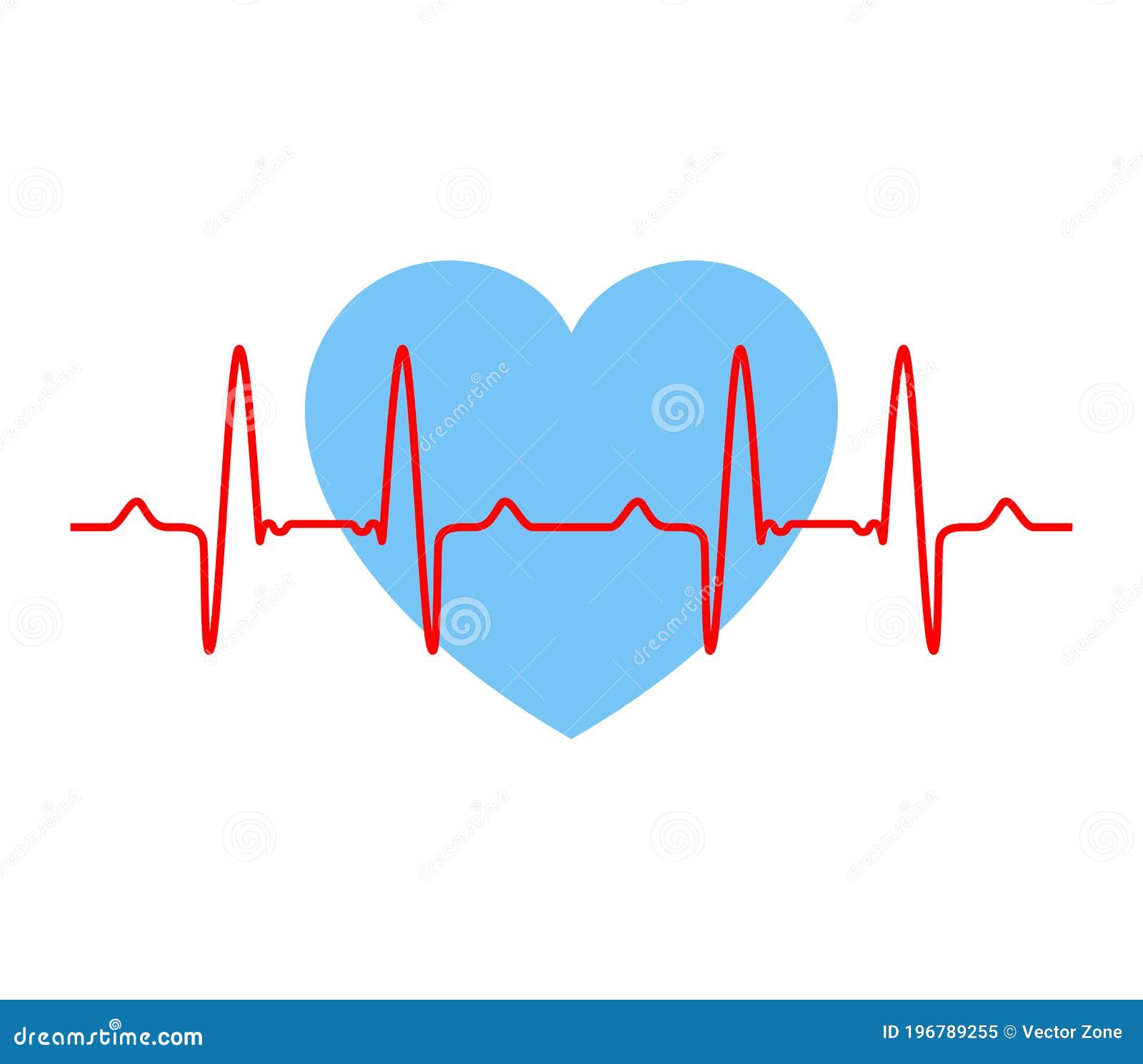 Heart Beat. Design, Heartbeat Vector Illustration. Stock Vector ...