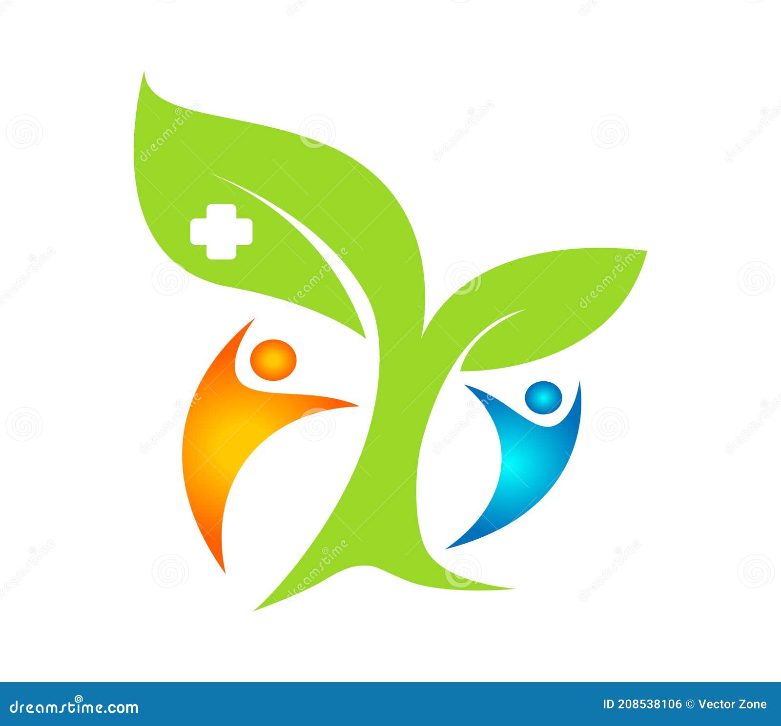 People nature company logo stock vector. Illustration of leaves - 208538106
