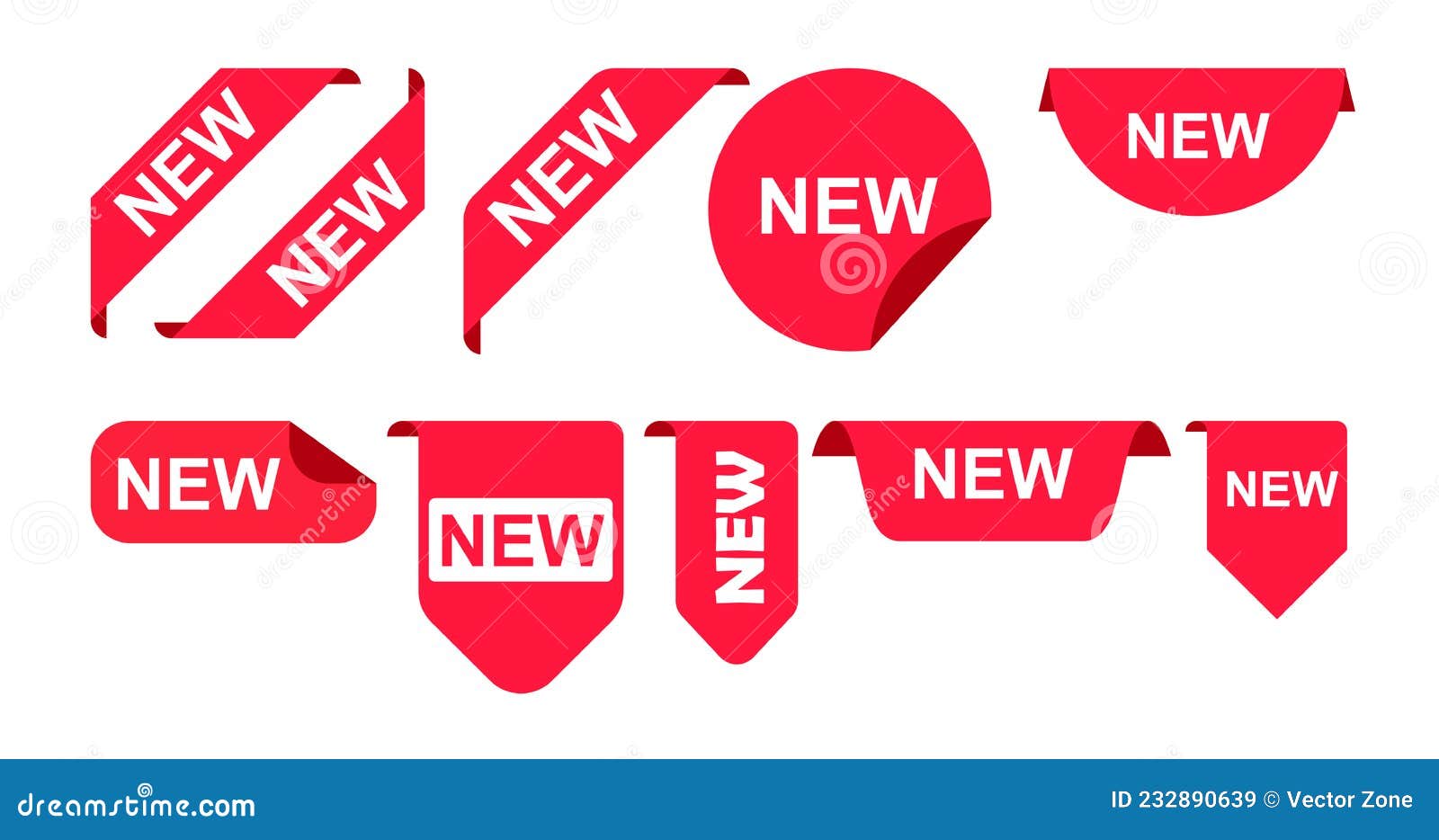 New Arrival Stickers for Shop Product Tags, Labels or Sale Posters and ...