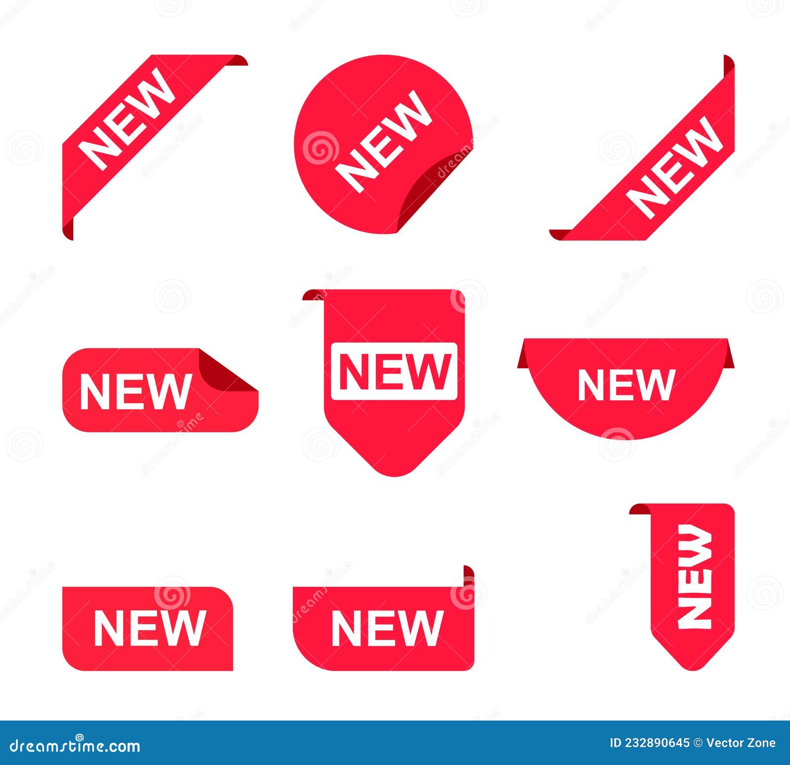 New Arrival Stickers for Shop Product Tags, Labels or Sale Posters and ...