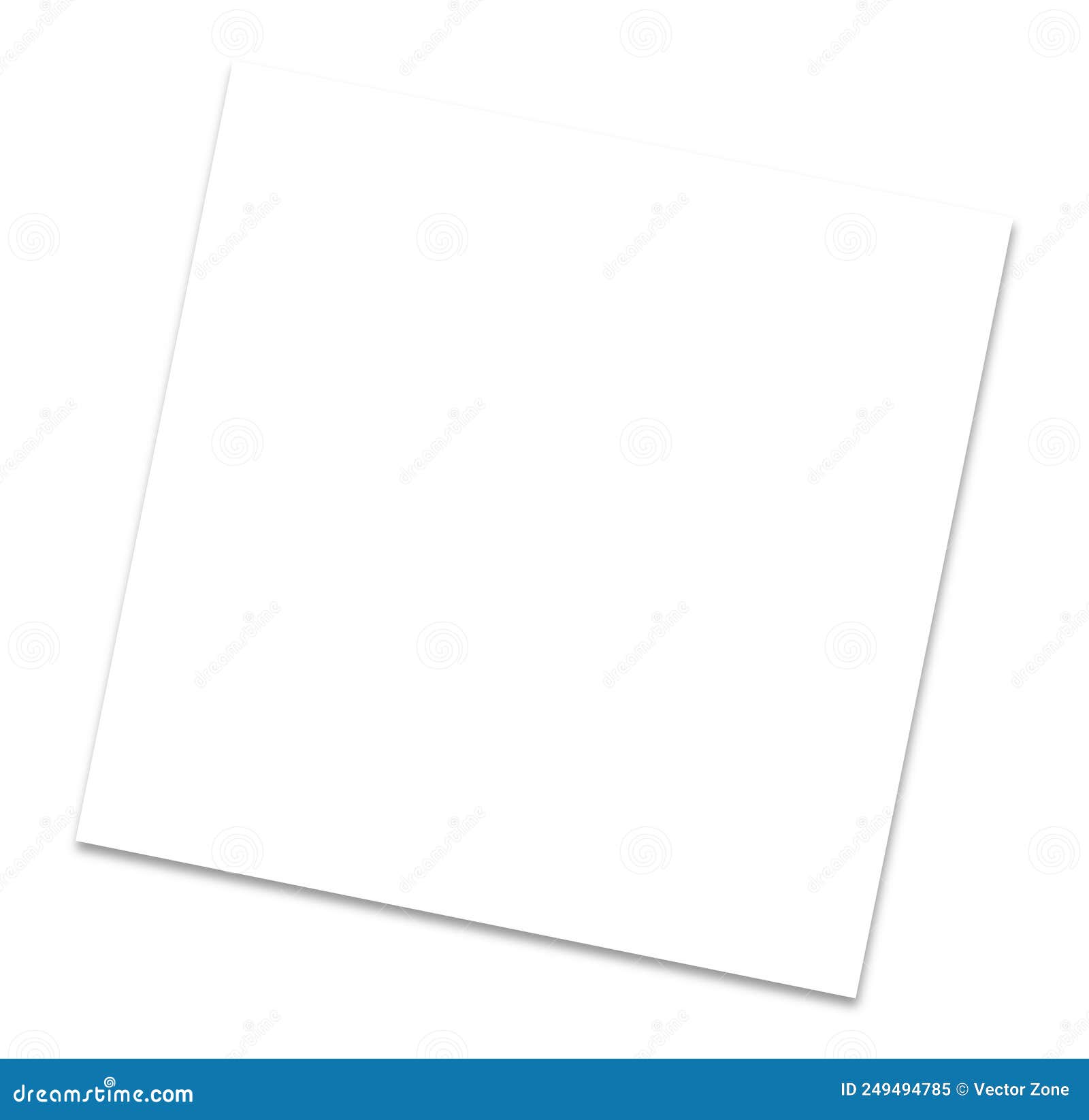 Square Shape Paper Vector Illustartion | CartoonDealer.com #249494785