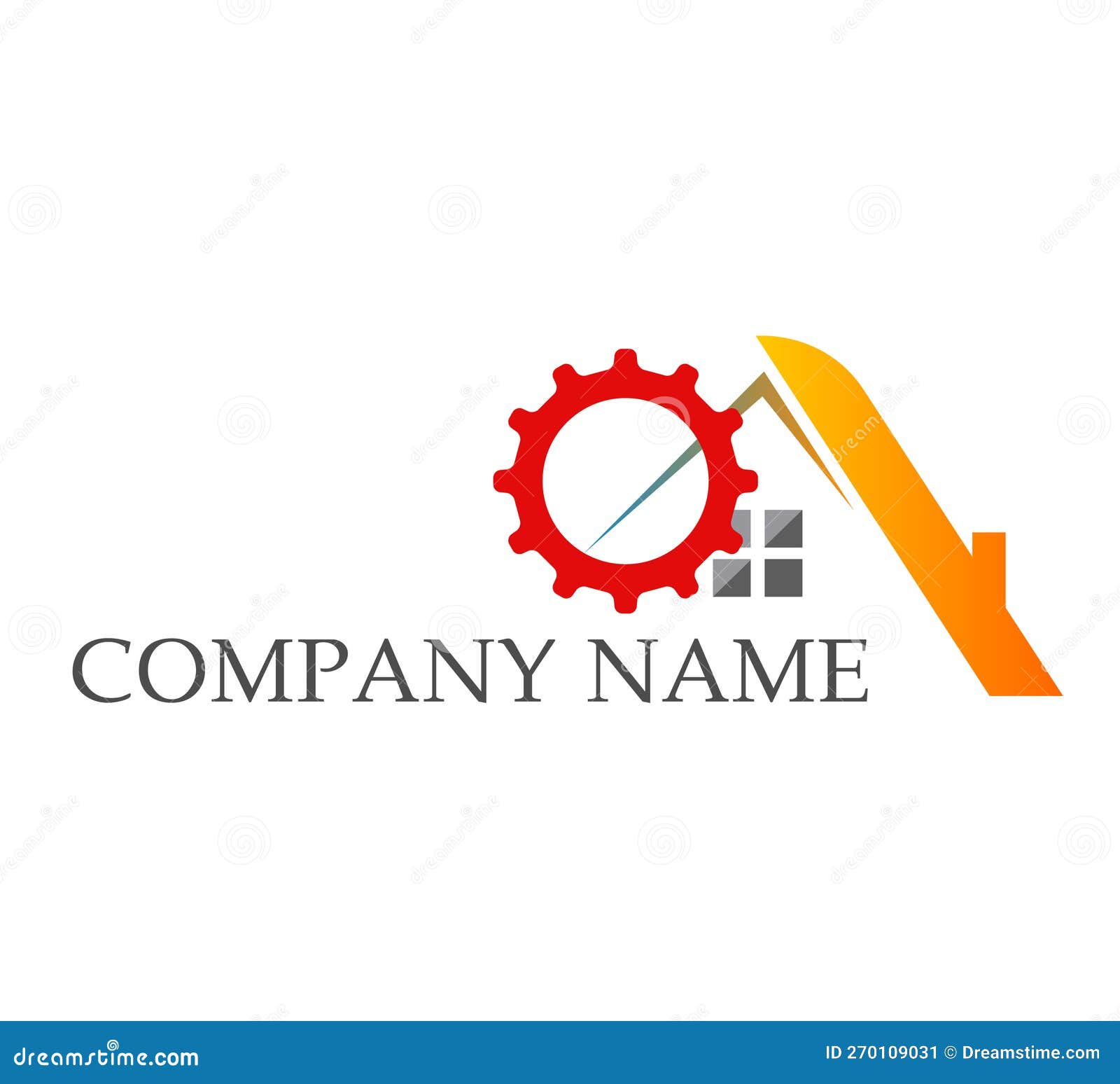 House Mechanic Logo, Real Estate Logo Graphic House Simple Unique. Blue ...