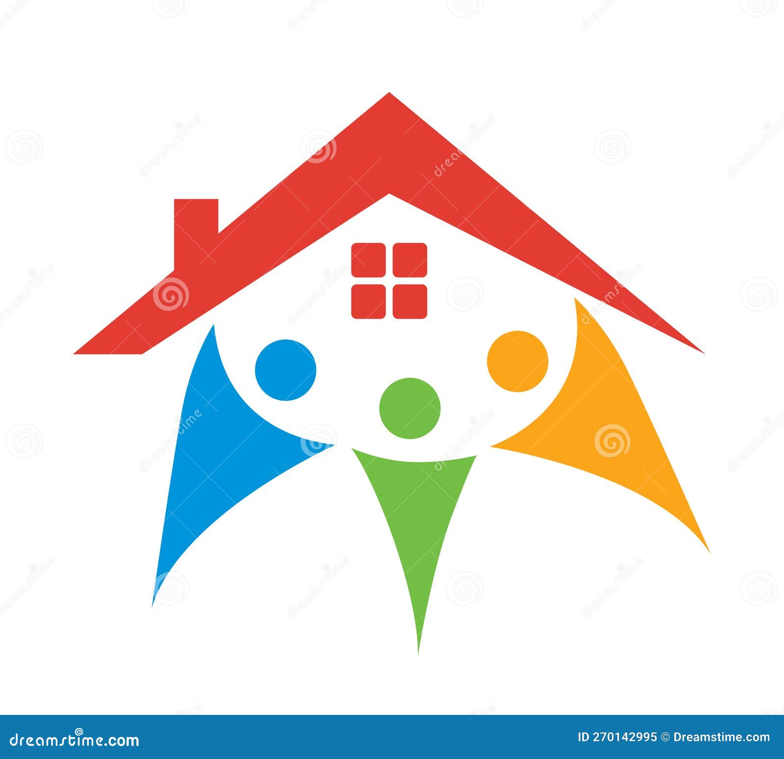 People Together Logo stock vector. Illustration of blue - 270142995