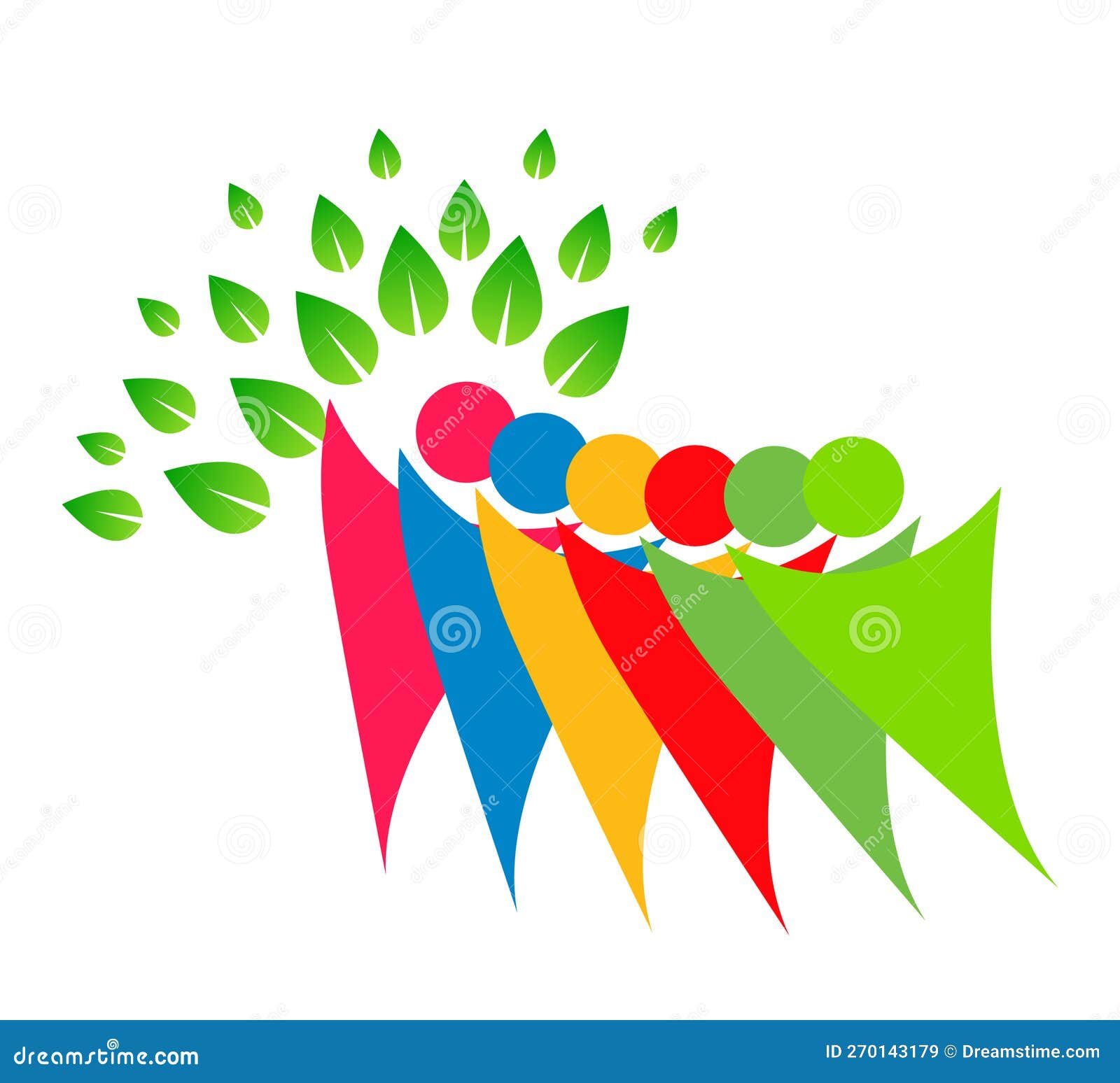 People Together Logo stock vector. Illustration of vector - 270143179