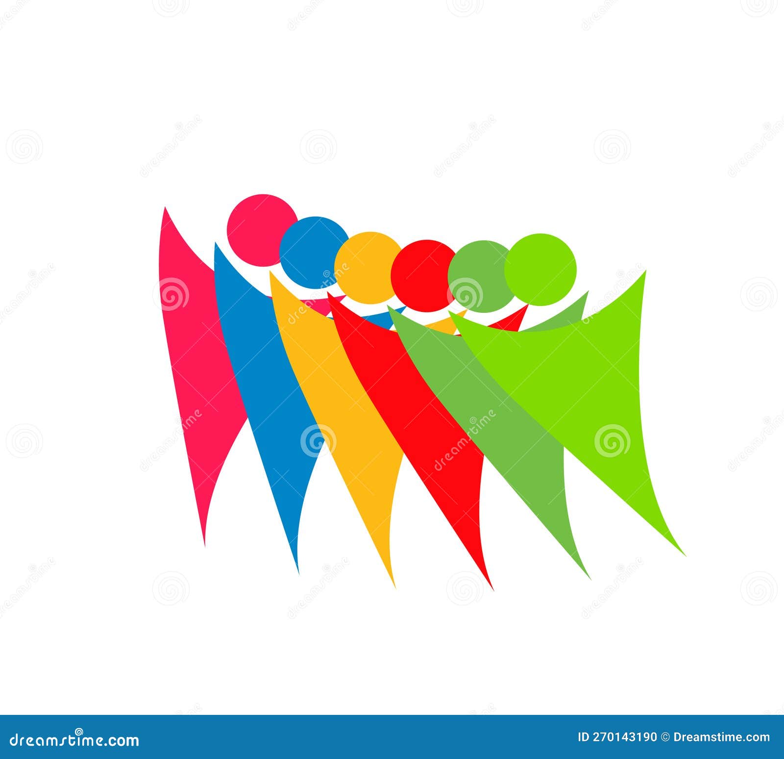 People Together Logo stock vector. Illustration of together - 270143190