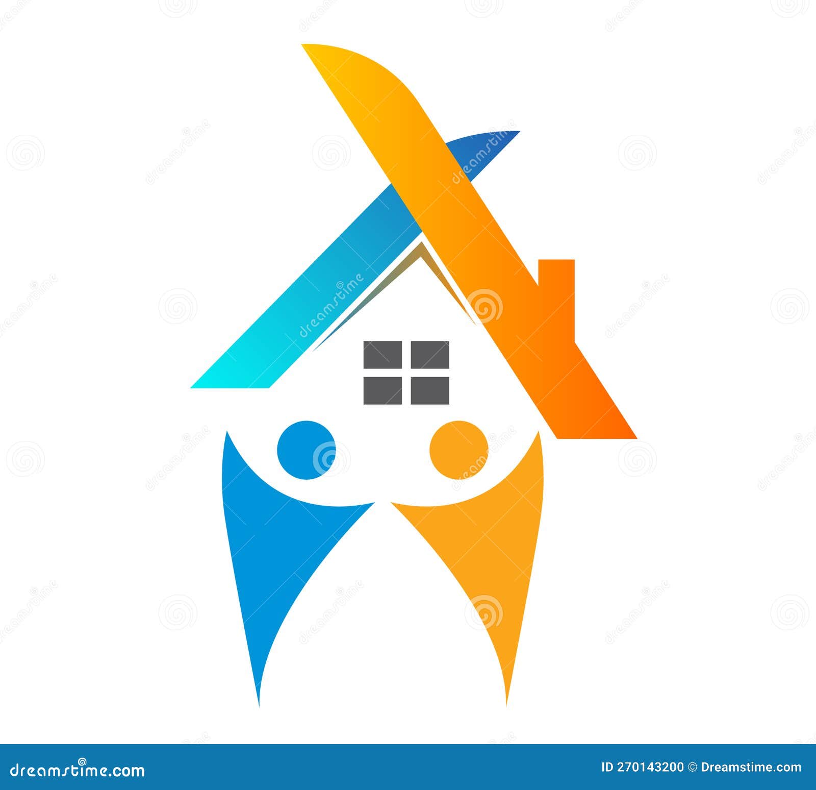 People Together Logo stock vector. Illustration of hands - 270143200