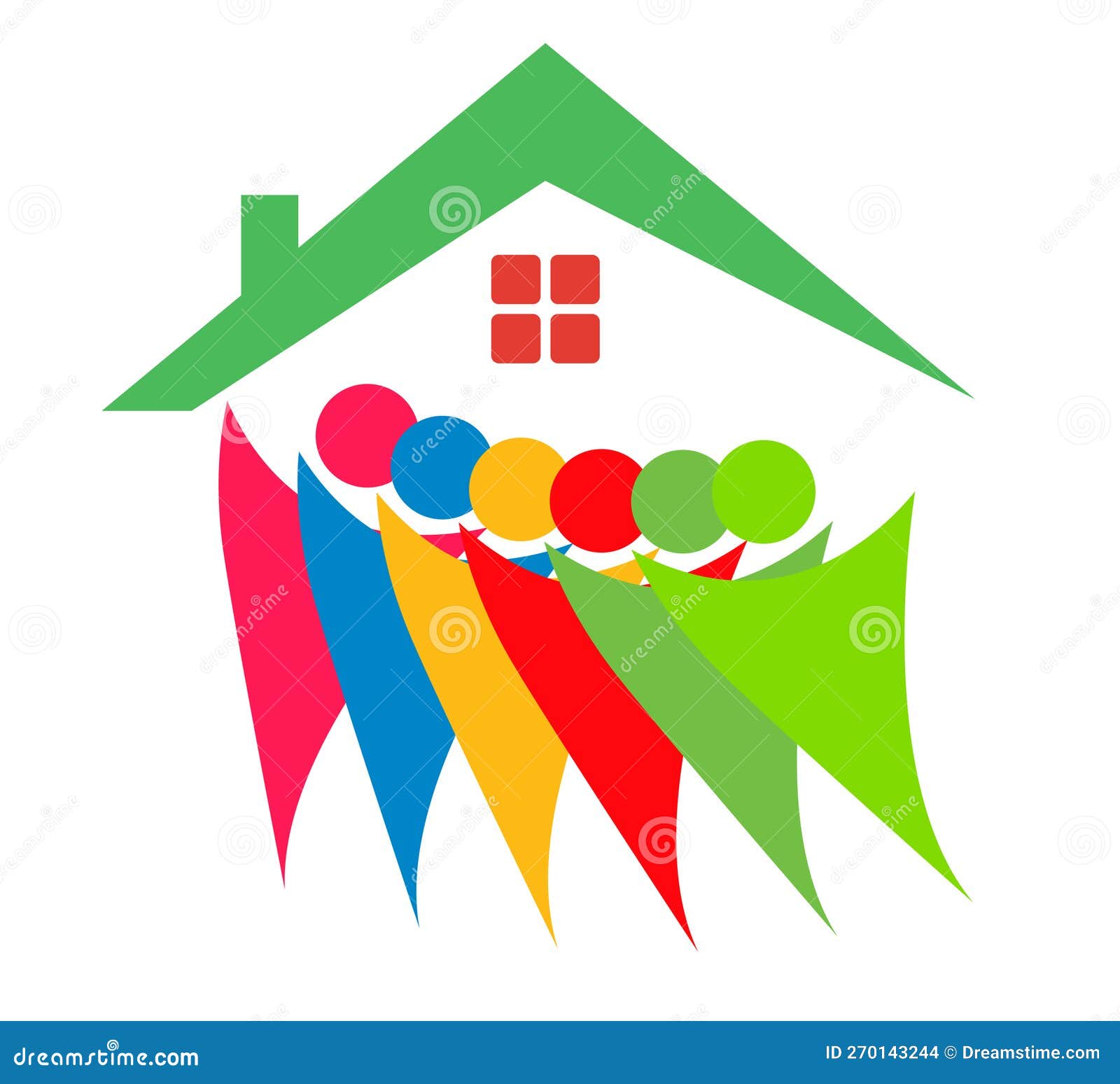 People Together Logo stock illustration. Illustration of people - 270143244