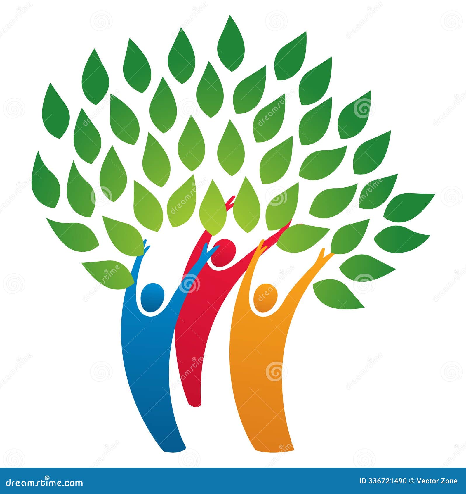 Dreamstime TempFamily Tree Vector Logo. a Family Tree with Leaves Logo ...