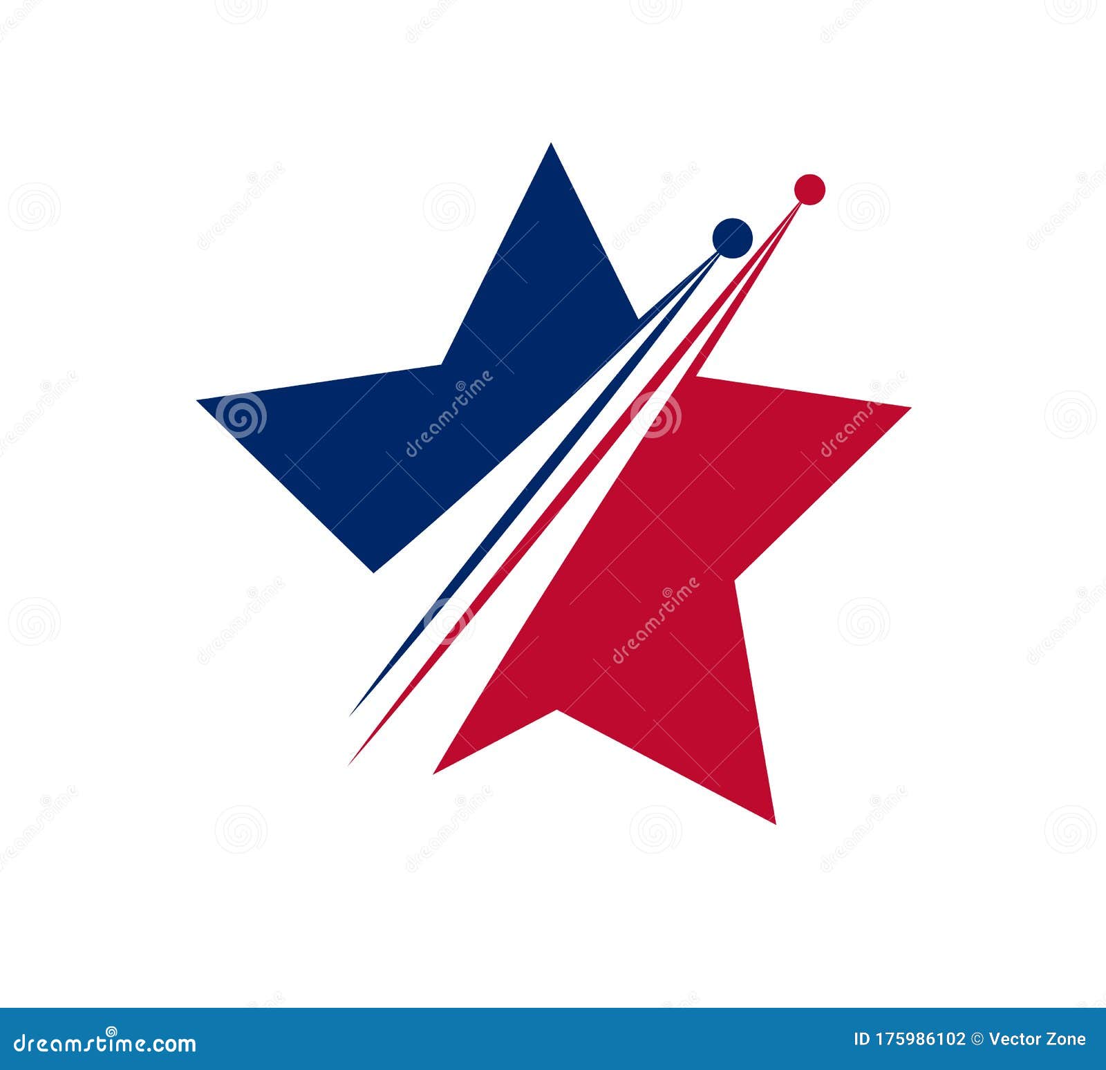 Star Colorful Logo Arrow Concept Winner Champion Logo Icon. Stock ...