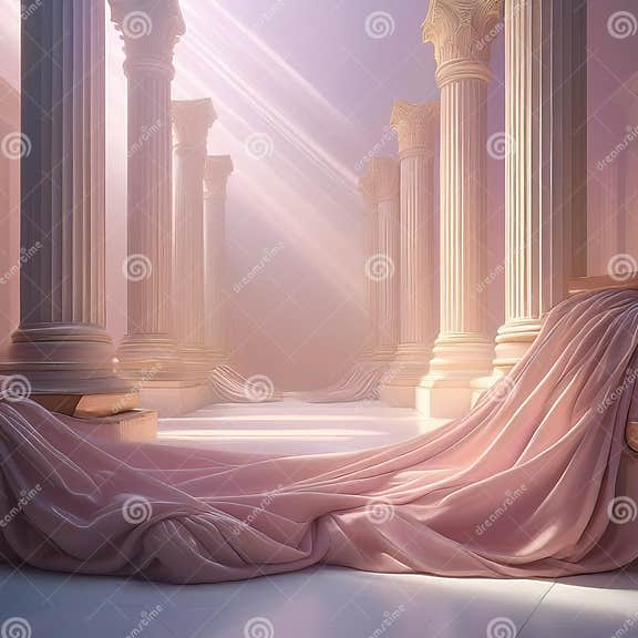 The Dreamy Backdrop is Adorned with a Large Number of Soft Satin ... The Dreamy Backdrop is Adorned with a Large Number of Soft Satin ...