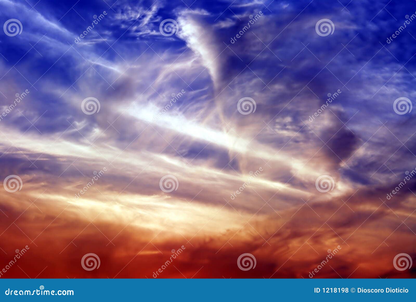 Dreamy clouds stock photo. Image of cloudy, space, skyscraper - 1218198