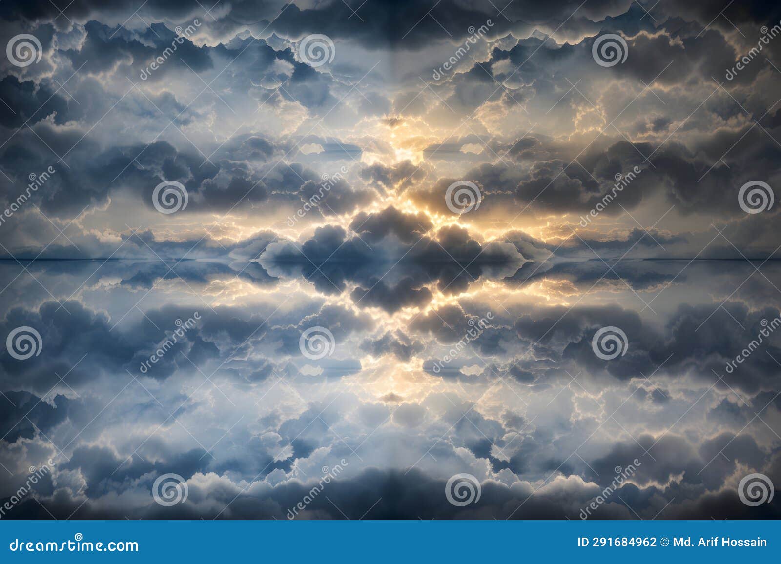 A Dreamy and Ethereal Cloudscape with Wispy Clouds Floating in a Pastel Sky Generated by Ai ...