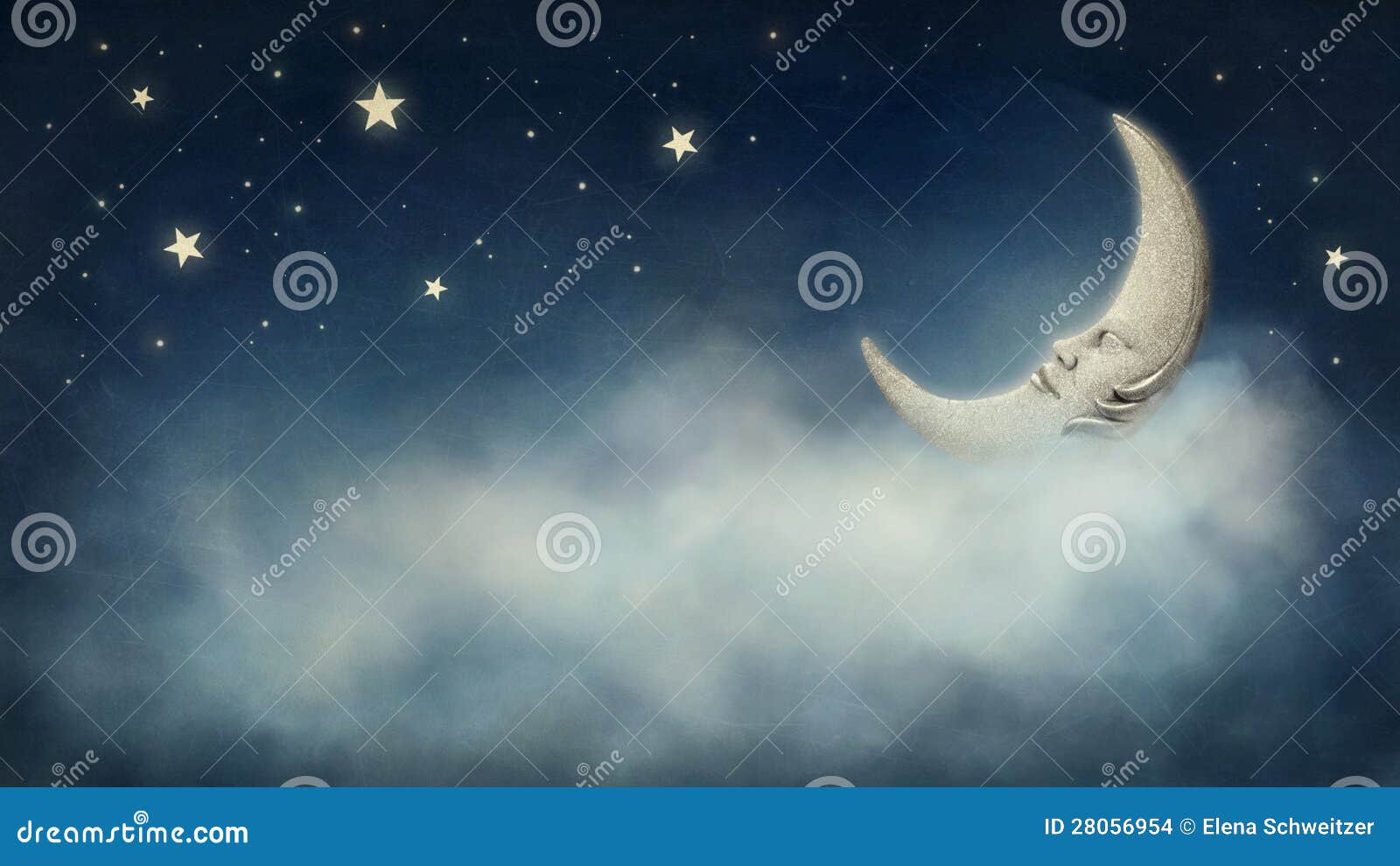 Dreamy night stock photo. Image of starry, blue, magic - 28056954