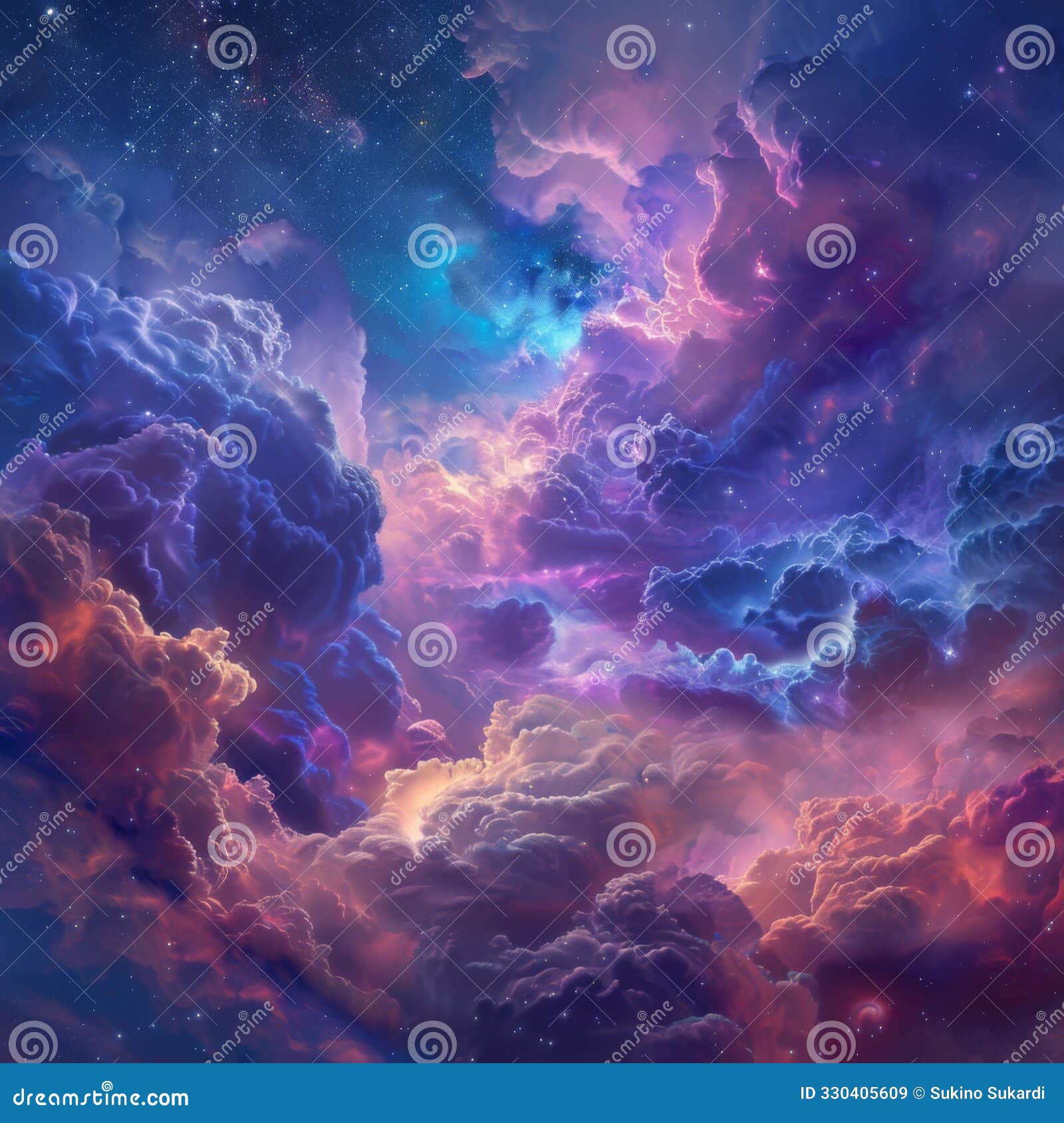 A Dreamy Nightscape Of Parisian Architecture And Faith AI Generated ...