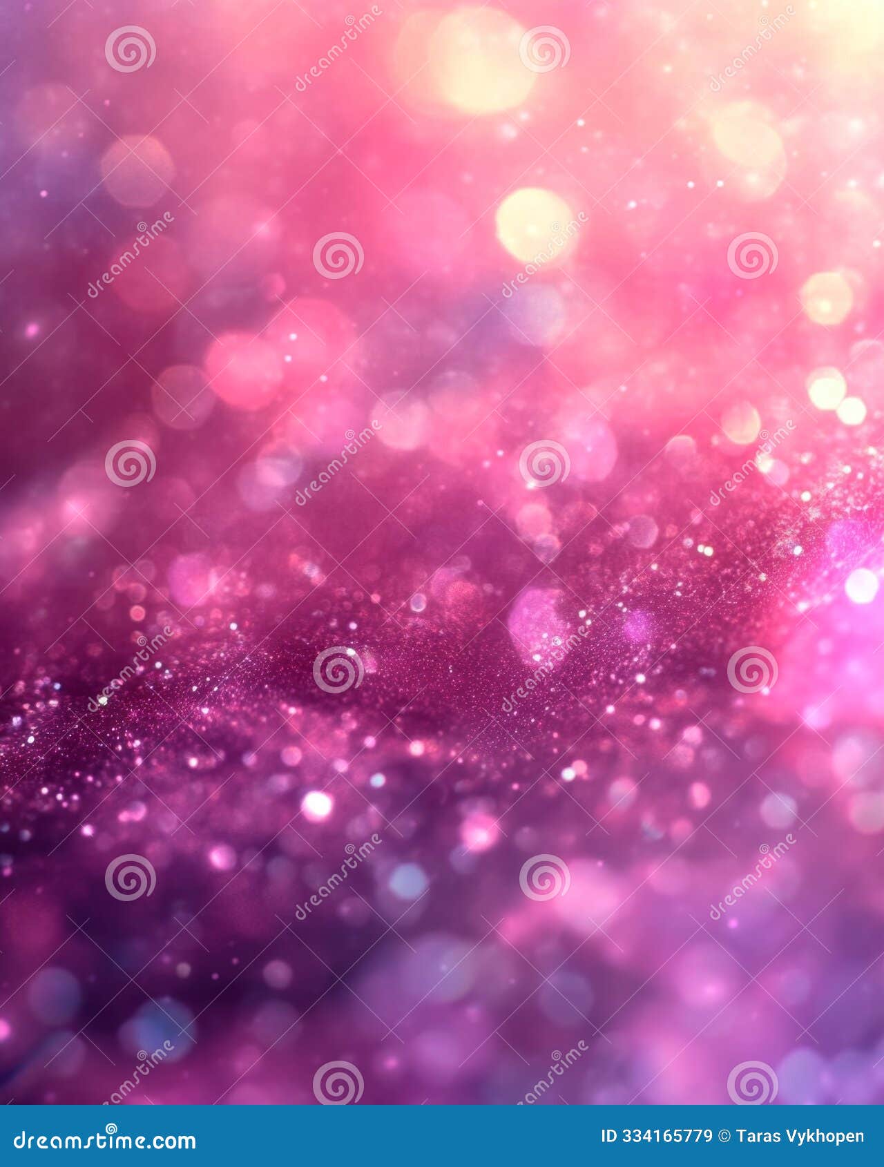 Dreamy Pastel Pink Abstract Background with Soft Bokeh Lights Creating ...