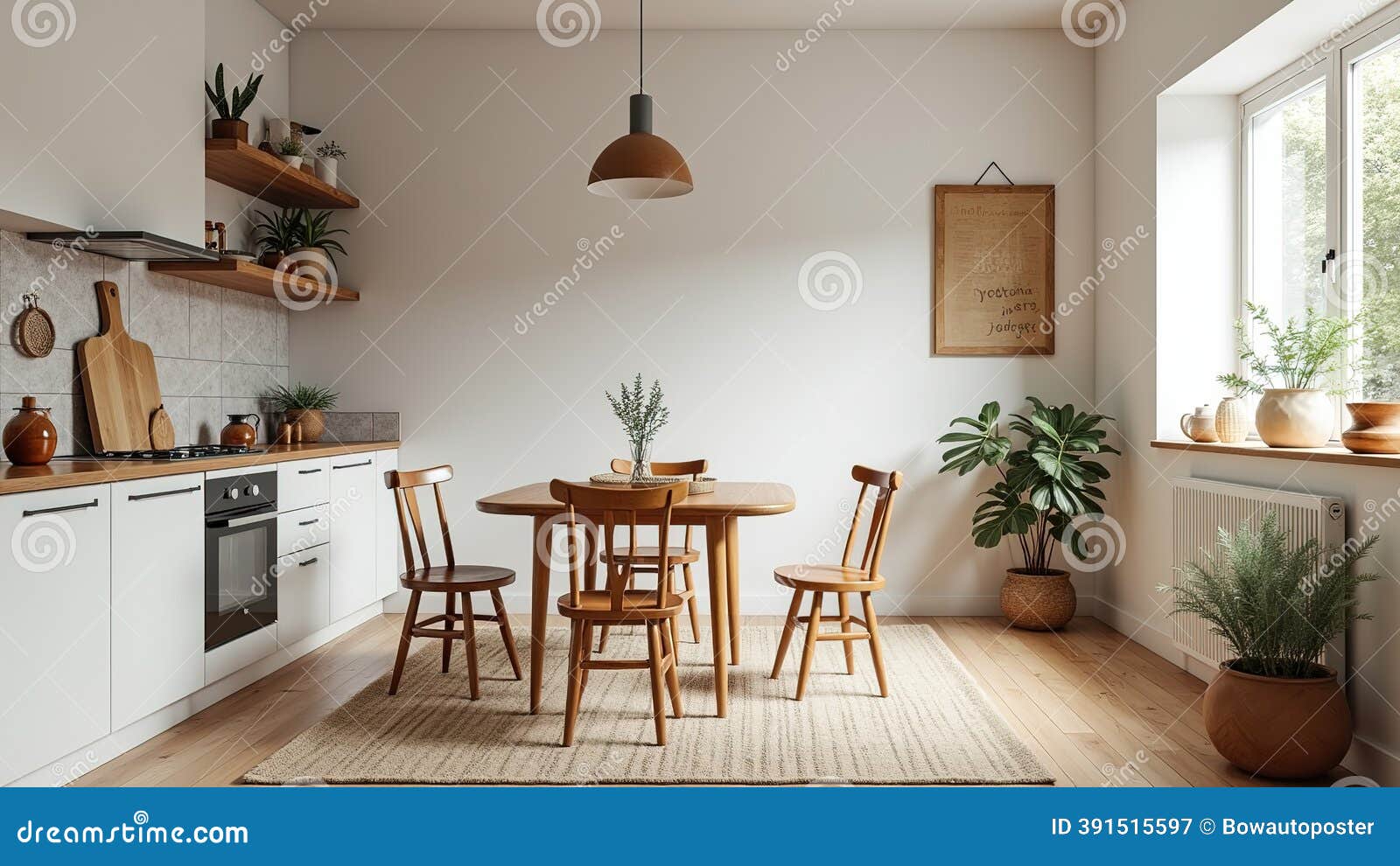 Boho Kitchen Design, Light And Airy Kitchen Aesthetic With Bright ...