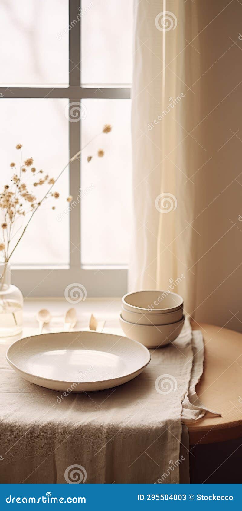 Dreamy Scenes: Utilitarian Objects and Floral Still Lifes in Soft Beige ...