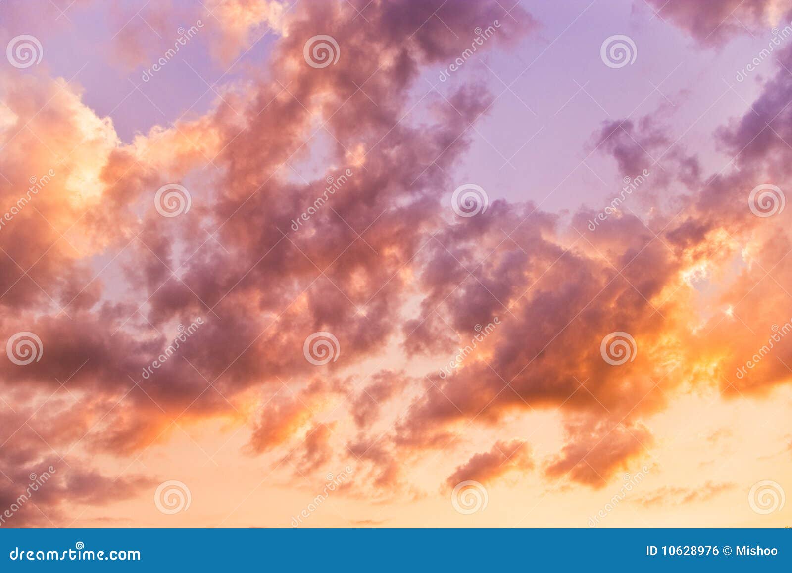 Dreamy sky stock photo. Image of color, sunset, nature - 10628976