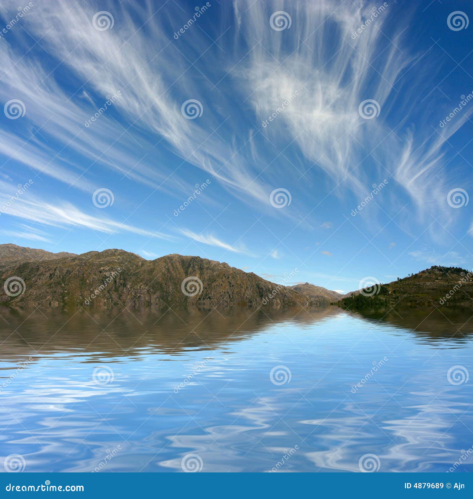 Dreamy Sky stock image. Image of reflection, hills, cloudy - 4879689