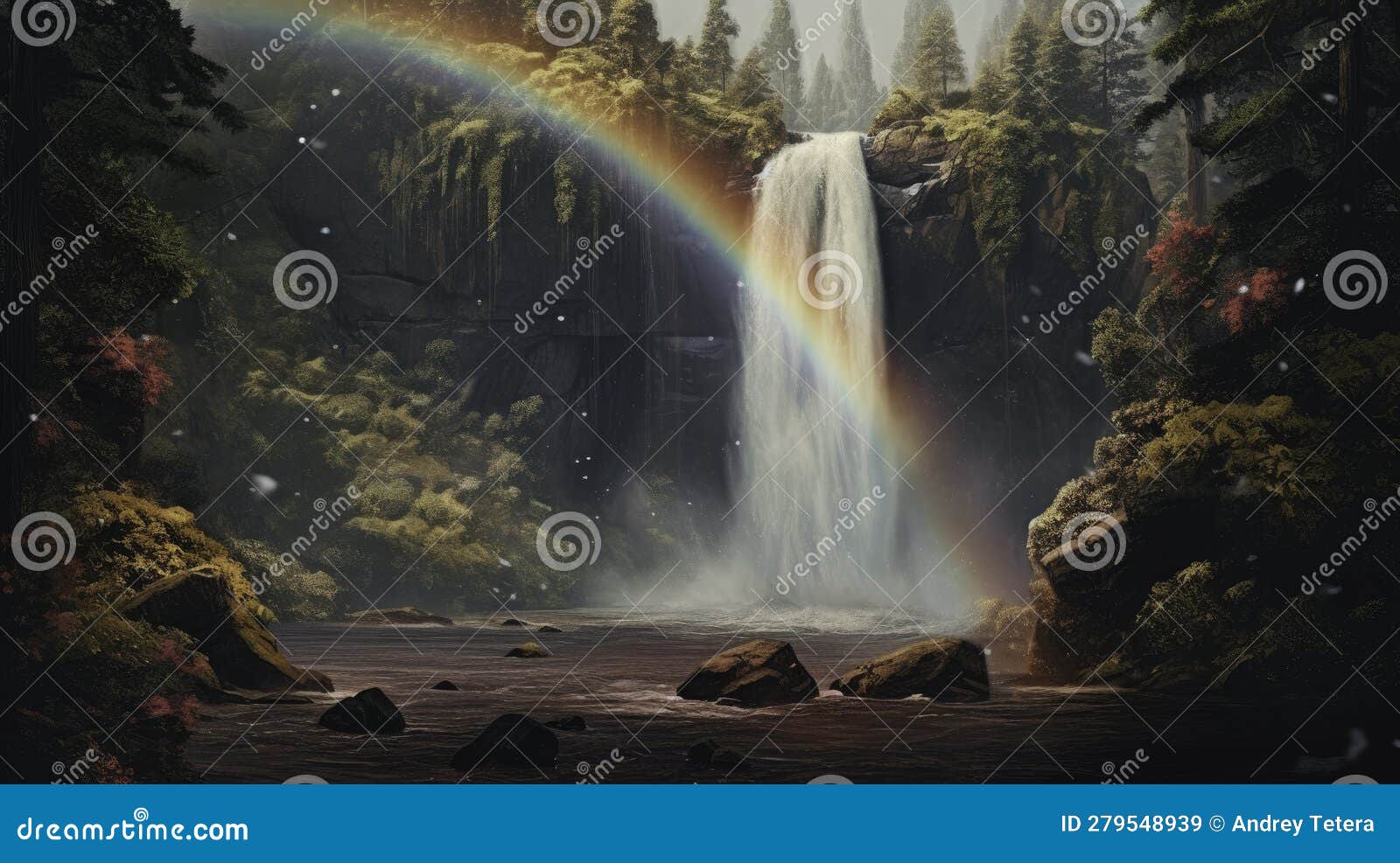 405 Dreamy Waterfall: A Serene And Dreamy Background Featuring A ...